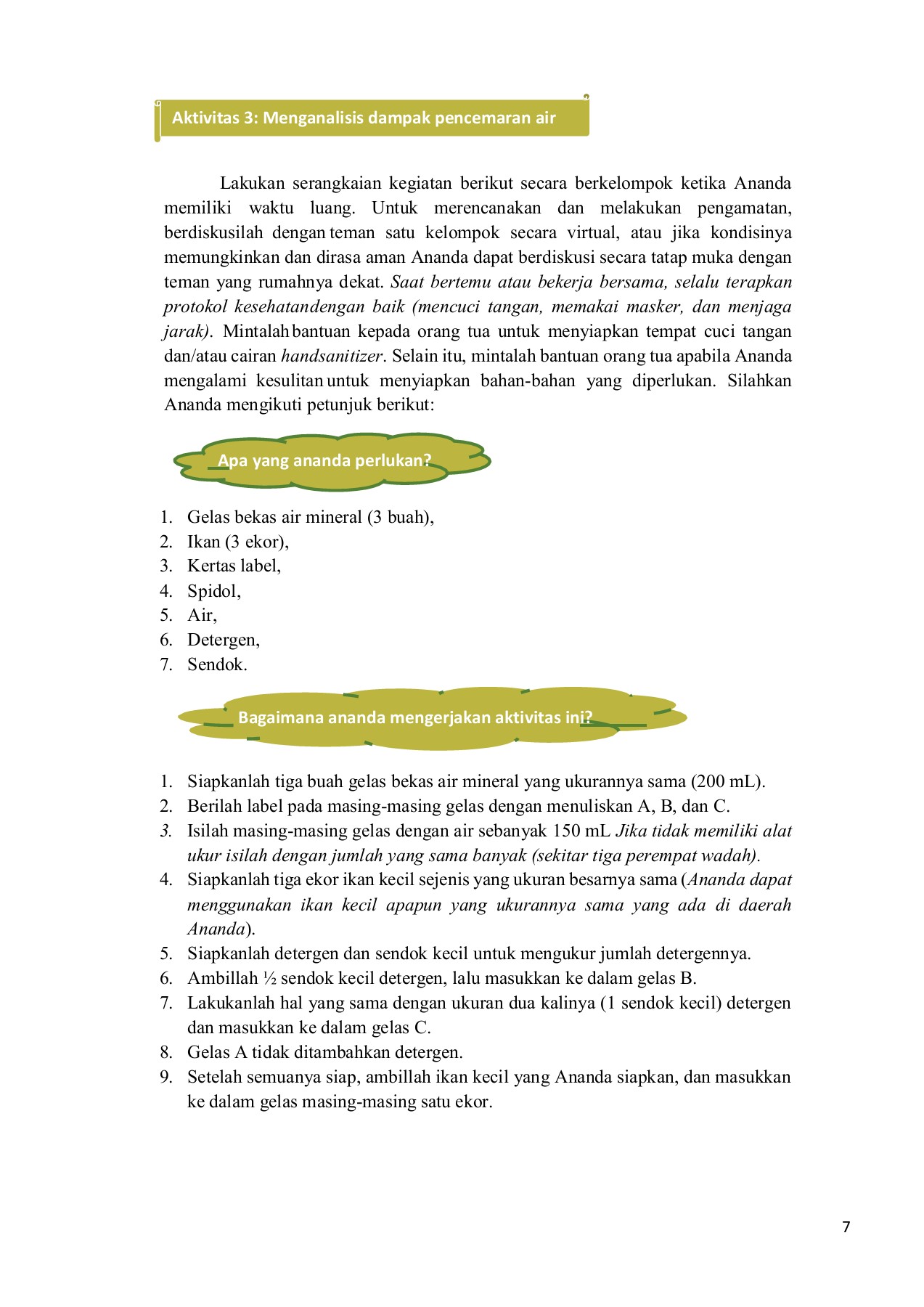 Materi Ajar Kelas VII SMP_ Pencemaran Lingkungan - Yuyun Dwi Nurana Suyatni - Kaca 10 | PDF ...