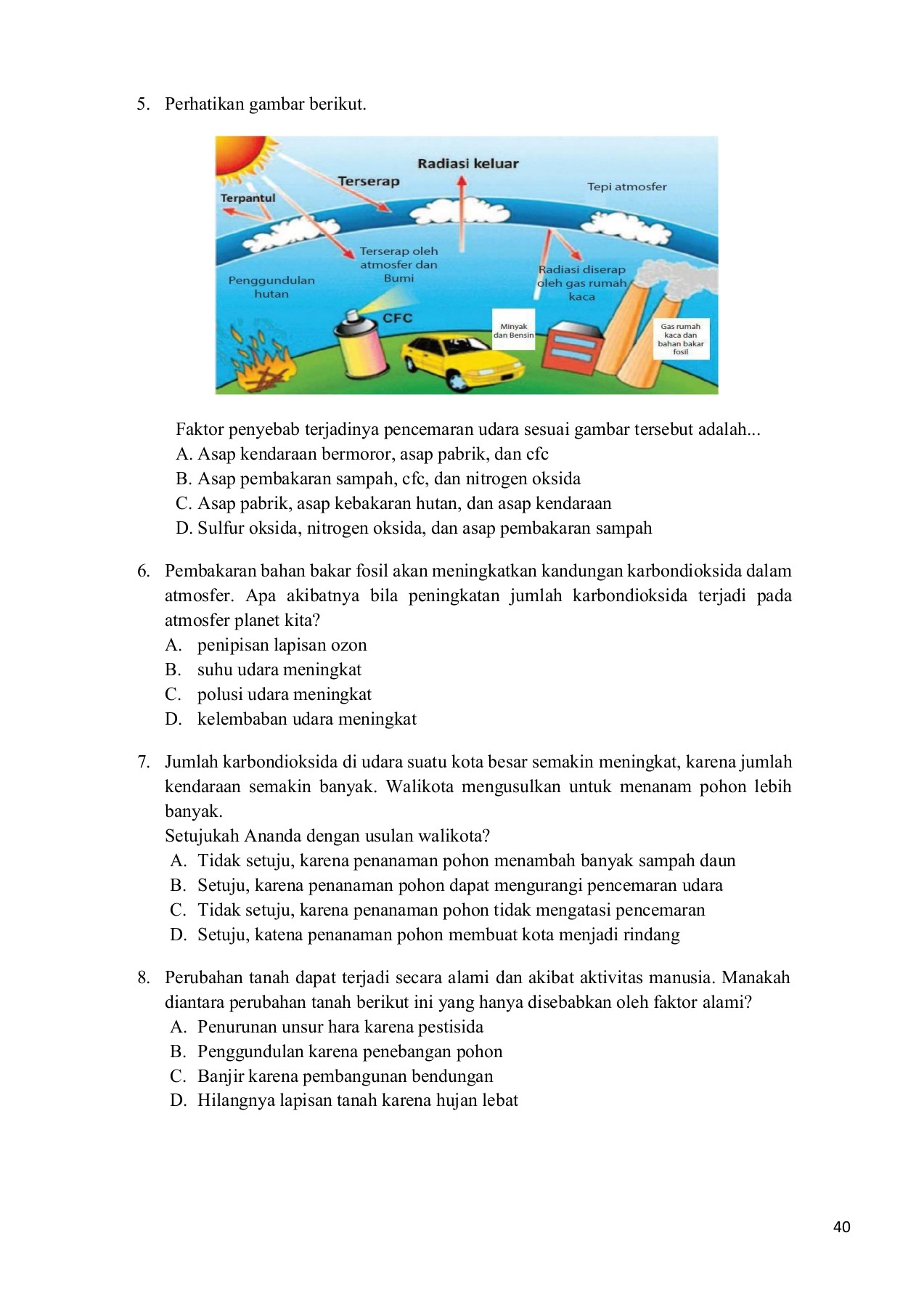Materi Ajar Kelas VII SMP_ Pencemaran Lingkungan - Yuyun Dwi Nurana Suyatni - Kaca 43 | PDF ...