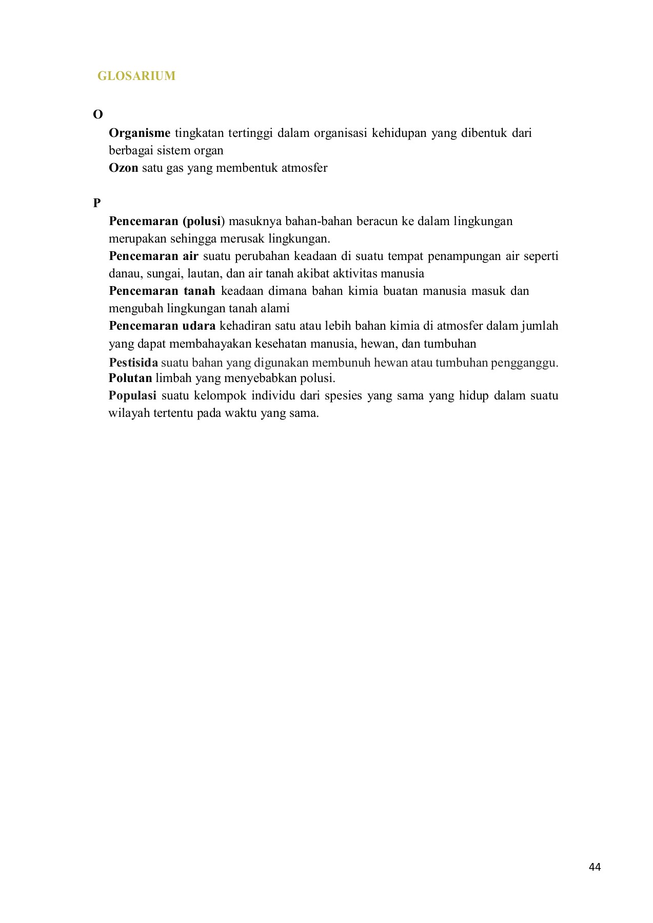 Materi Ajar Kelas VII SMP_ Pencemaran Lingkungan - Yuyun Dwi Nurana Suyatni - Kaca 47 | PDF ...