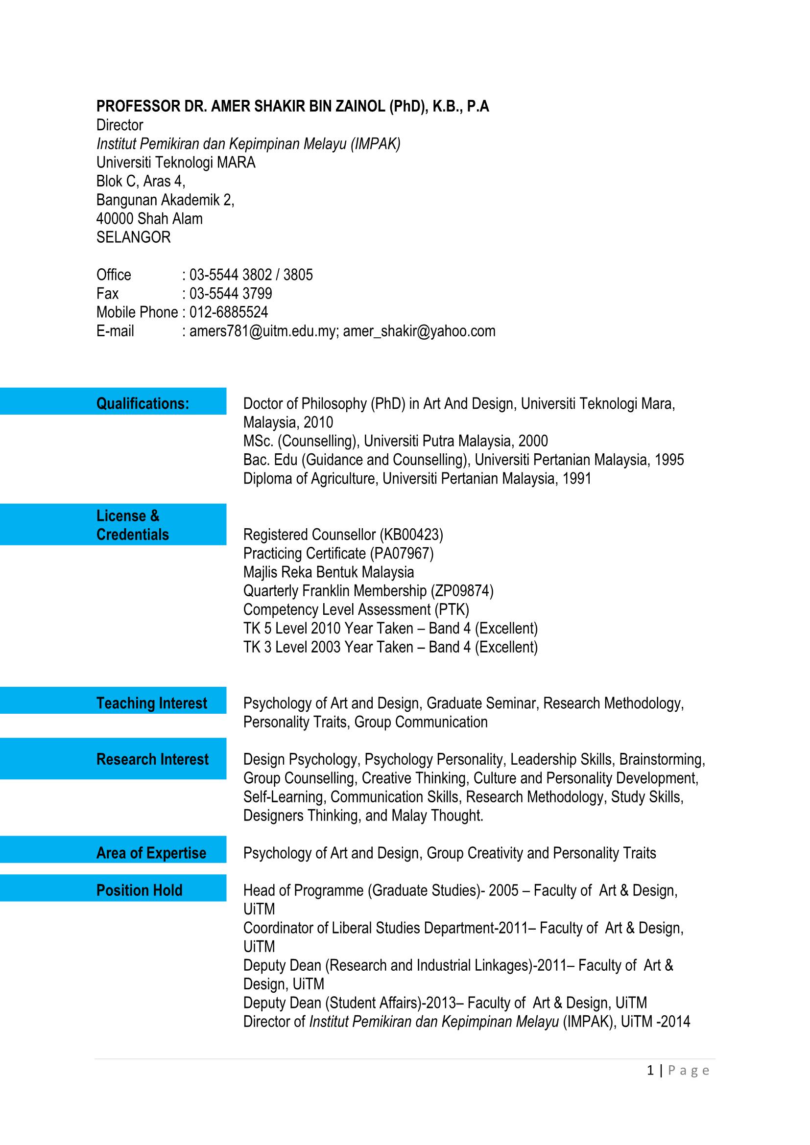 CV Prof Amer - mudiana - الصفحة 1 - 30 - PDF على الإنترنت