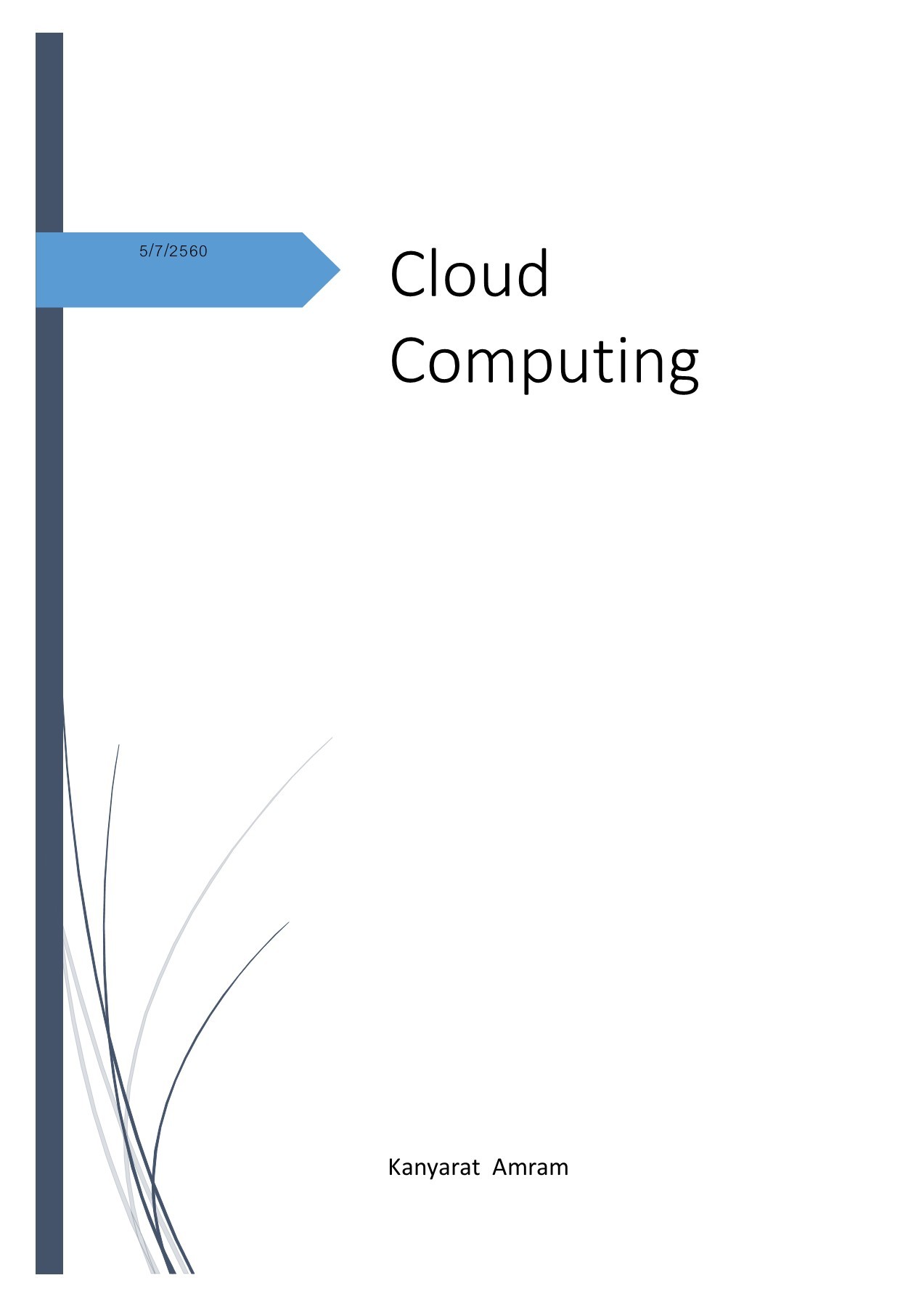 สรุปความรู้เรื่อง Cloud Computing - kanyarat.amram - Page 1 | Flip PDF Online | PubHTML5