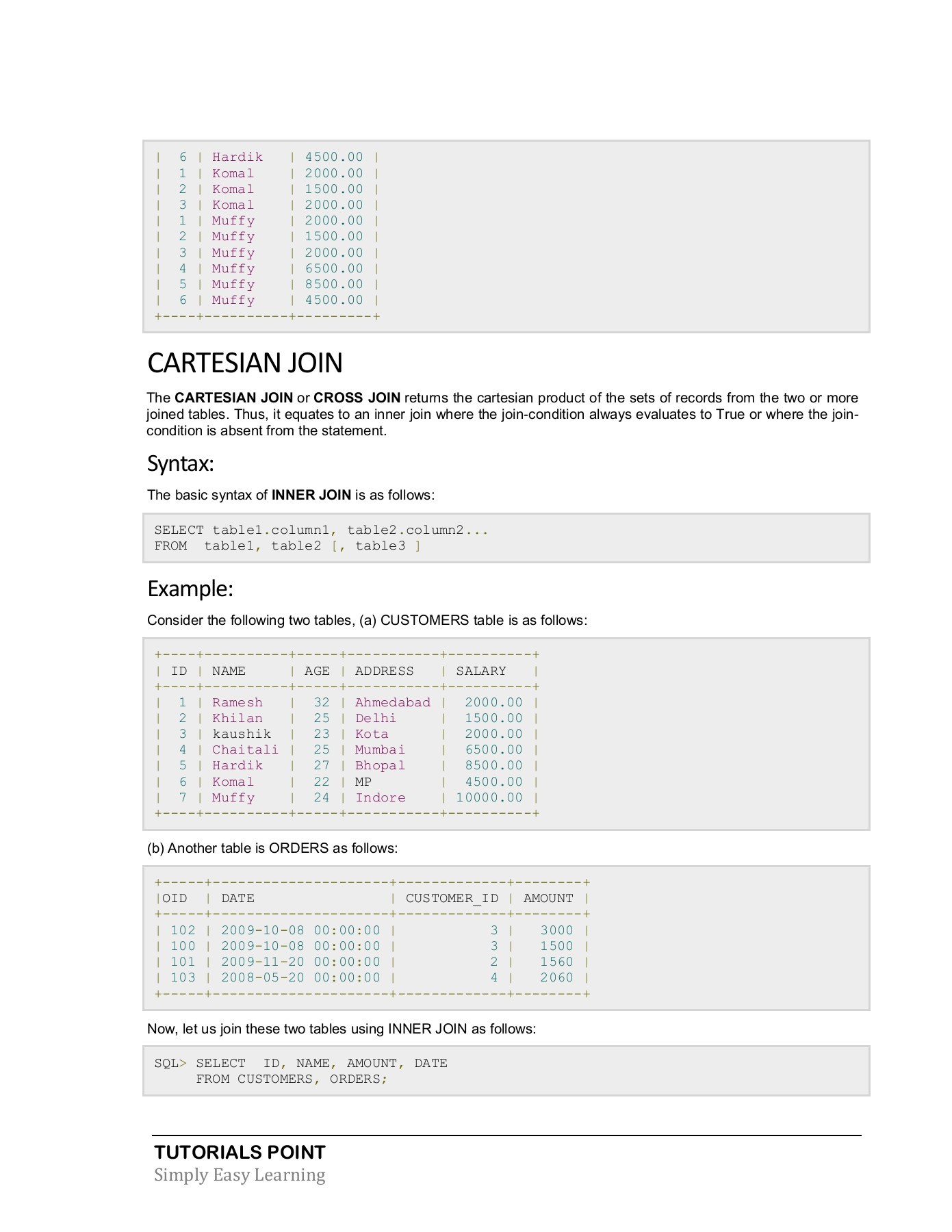 sql_tutorial - mahendra.bhavsar - Page 101 | Flip PDF Online | PubHTML5