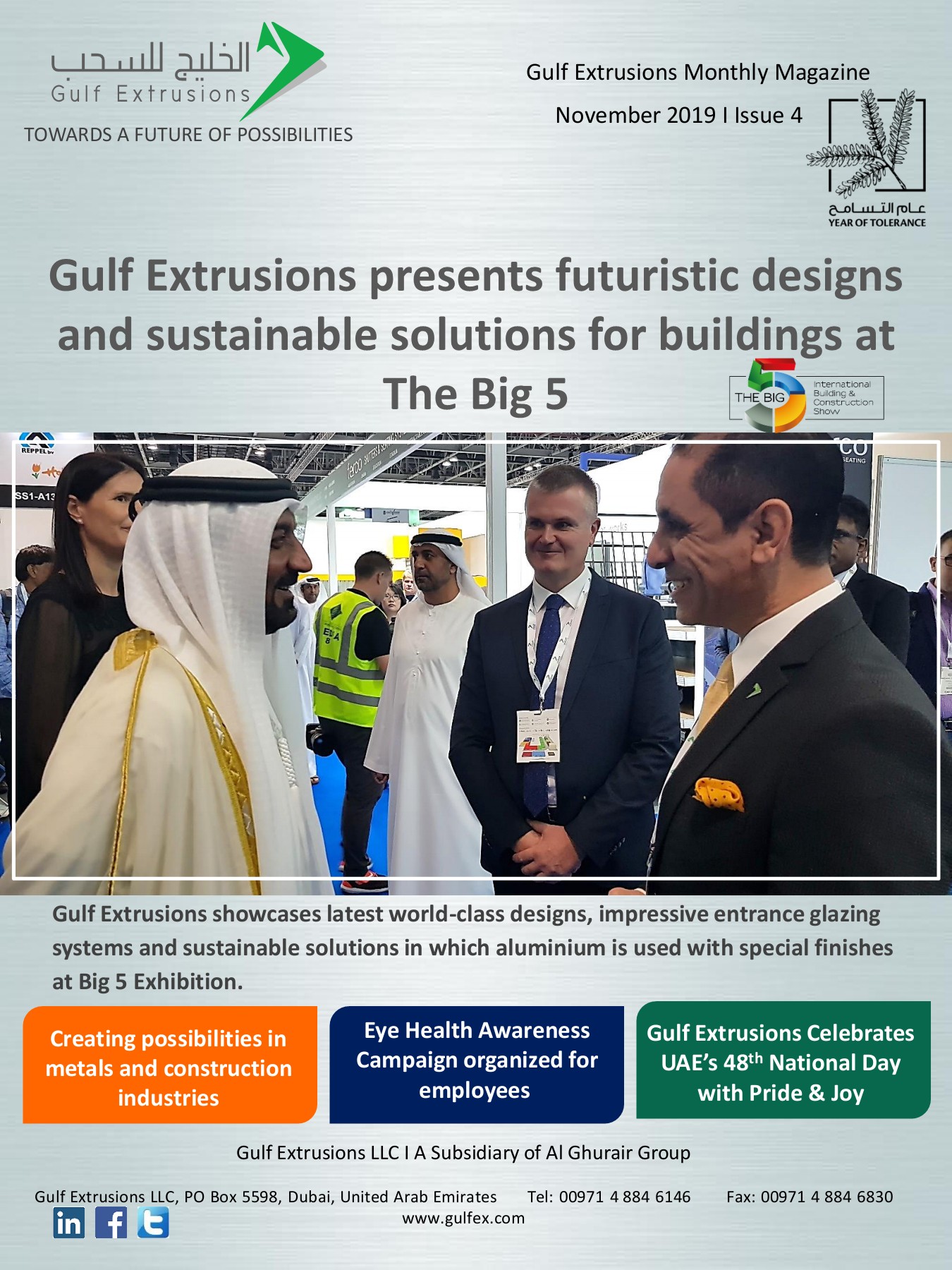 GULF EXTRUSIONS MAGAZINE - NOVEMBER 2019 - hassansukk - Page 1 - 10 | Flip PDF Online | PubHTML5