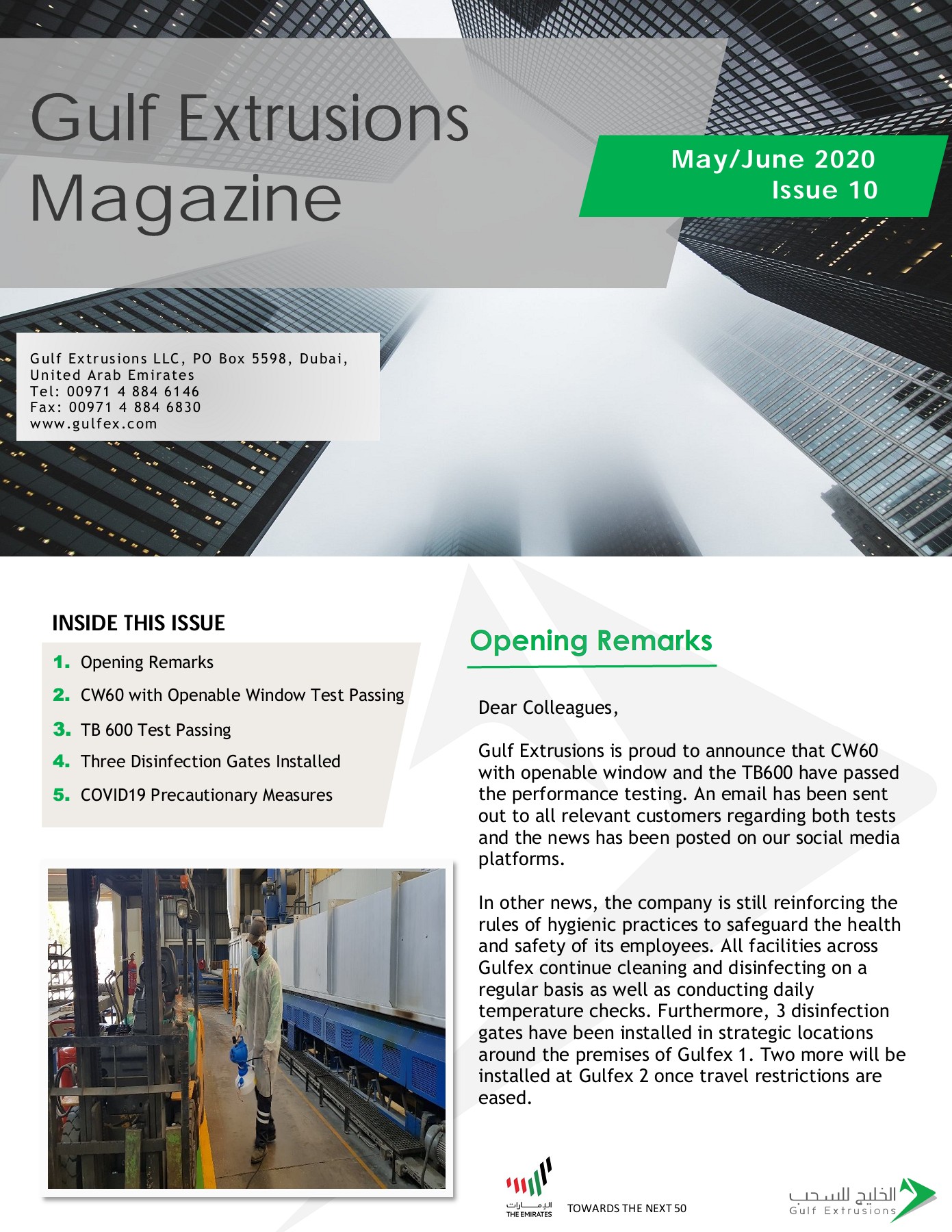 Gulf Extrusions Magazine . May - June 2020 - hassansukk - Page 1 - 5 | Flip PDF Online | PubHTML5