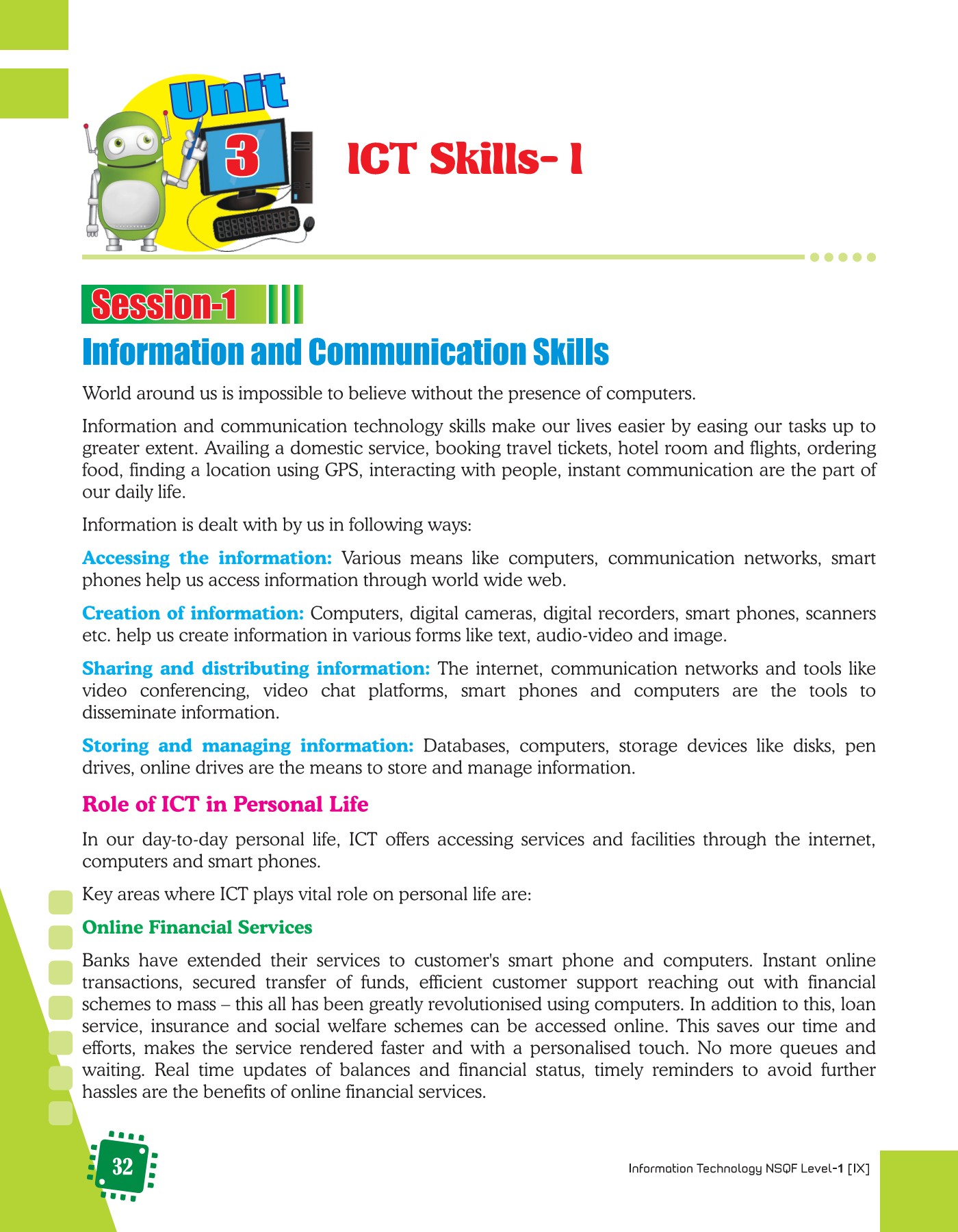 Information Technology (CBSE Code 402) Class- 9 - Edusoft Delhi - Page ...