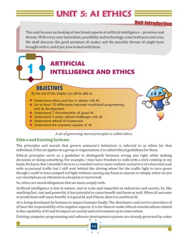 Artificial Intelligence 417 Class IX (Pages 111 to 208)