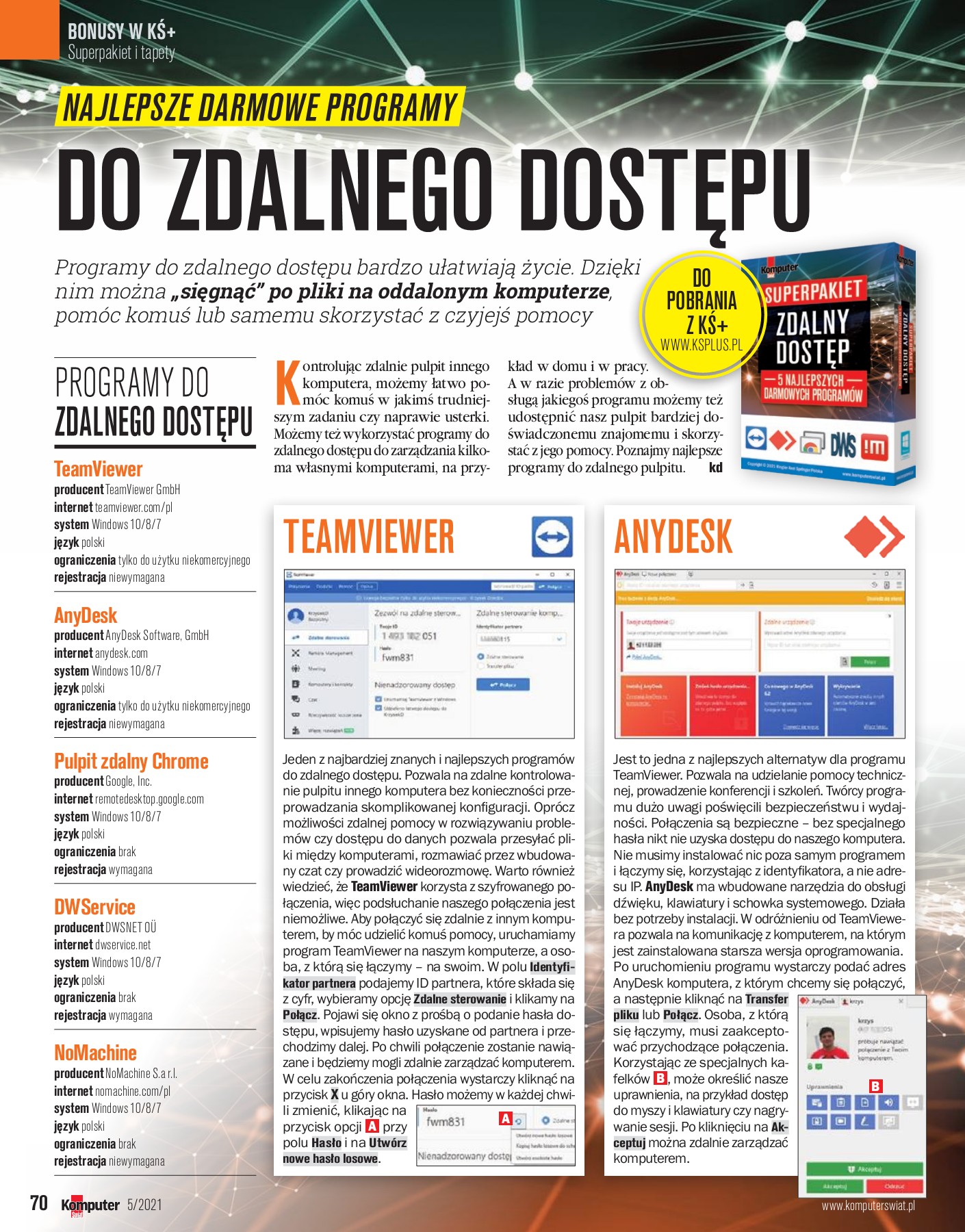Komputer Świat_05_2021_DS - milo114 - Strony 70 | Przerzucanie PDF Online | PubHTML5