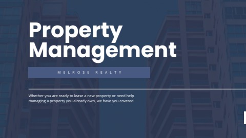 Melrose Realty: Your Trusted Partner in Comprehensive Property Management