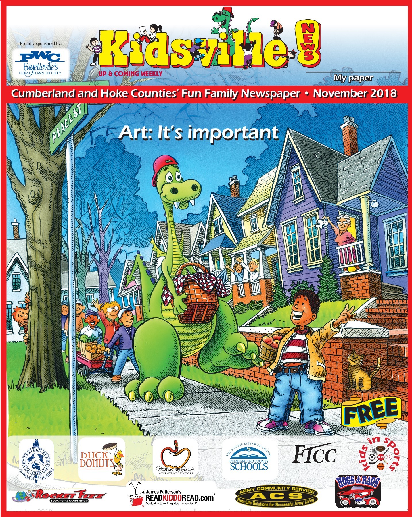 Cumberland and Hoke Counties Kidsville News!, Nov. 2018 - Up & Coming ...