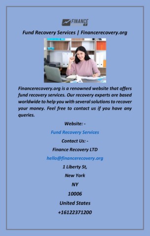 Fund Recovery Services Financerecovery.org