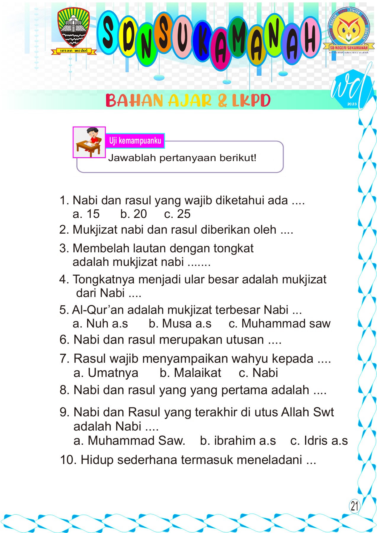 BAHAN AJAR DAN LKPD KELAS 1 SEMESTER 1 KURMER (1) - wawan darmawan - Page 22 | Flip PDF Online ...