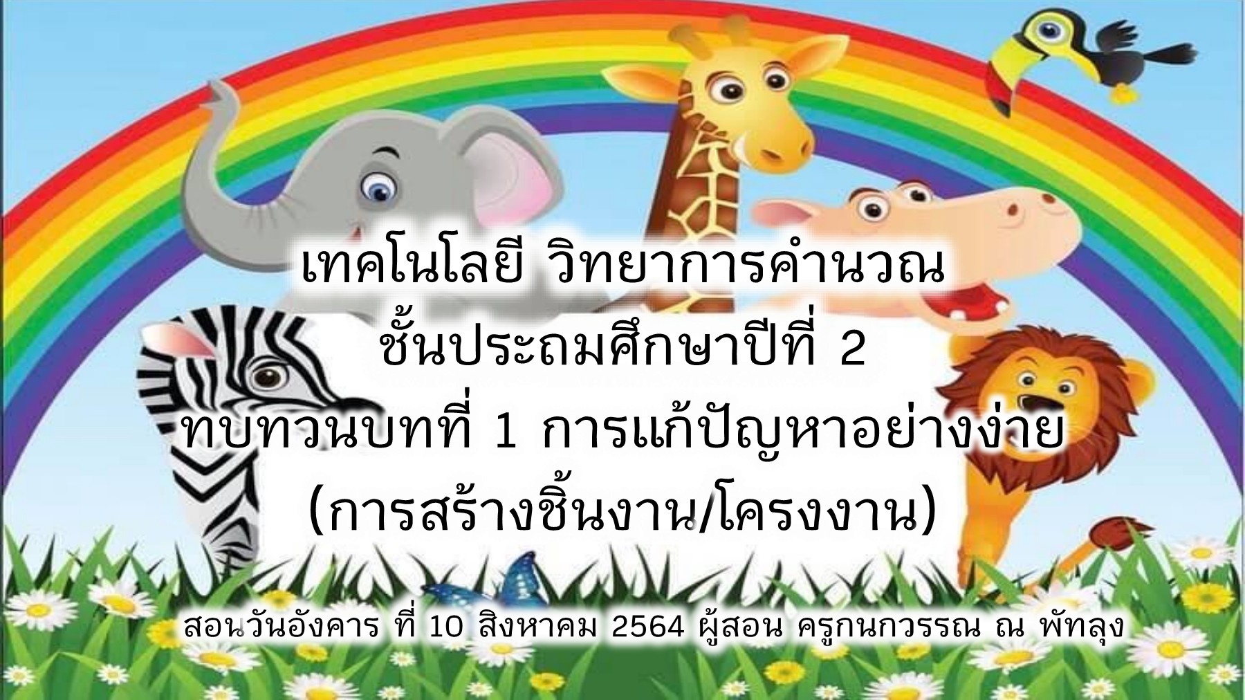 เทคโนโลยี(วิทยาการคำนวณ) 2 - Anutida Mapet - Page 1 | Flip PDF Online | PubHTML5