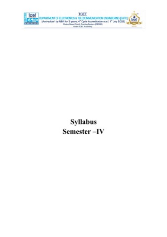 Sem 4 syllabus HME 2023 scheme