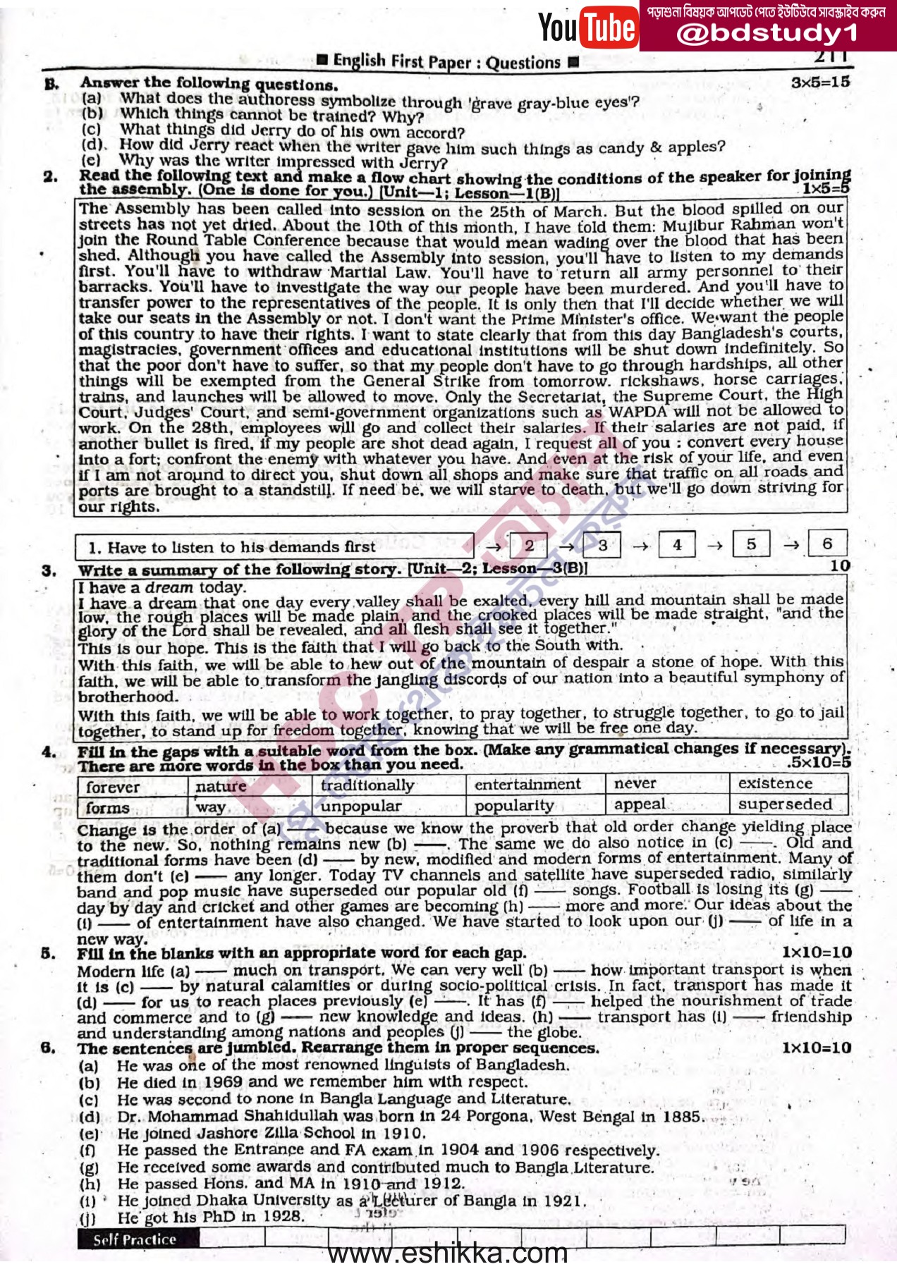 English 1st Paper - Edu Today - Page 165 | Flip PDF Online | PubHTML5