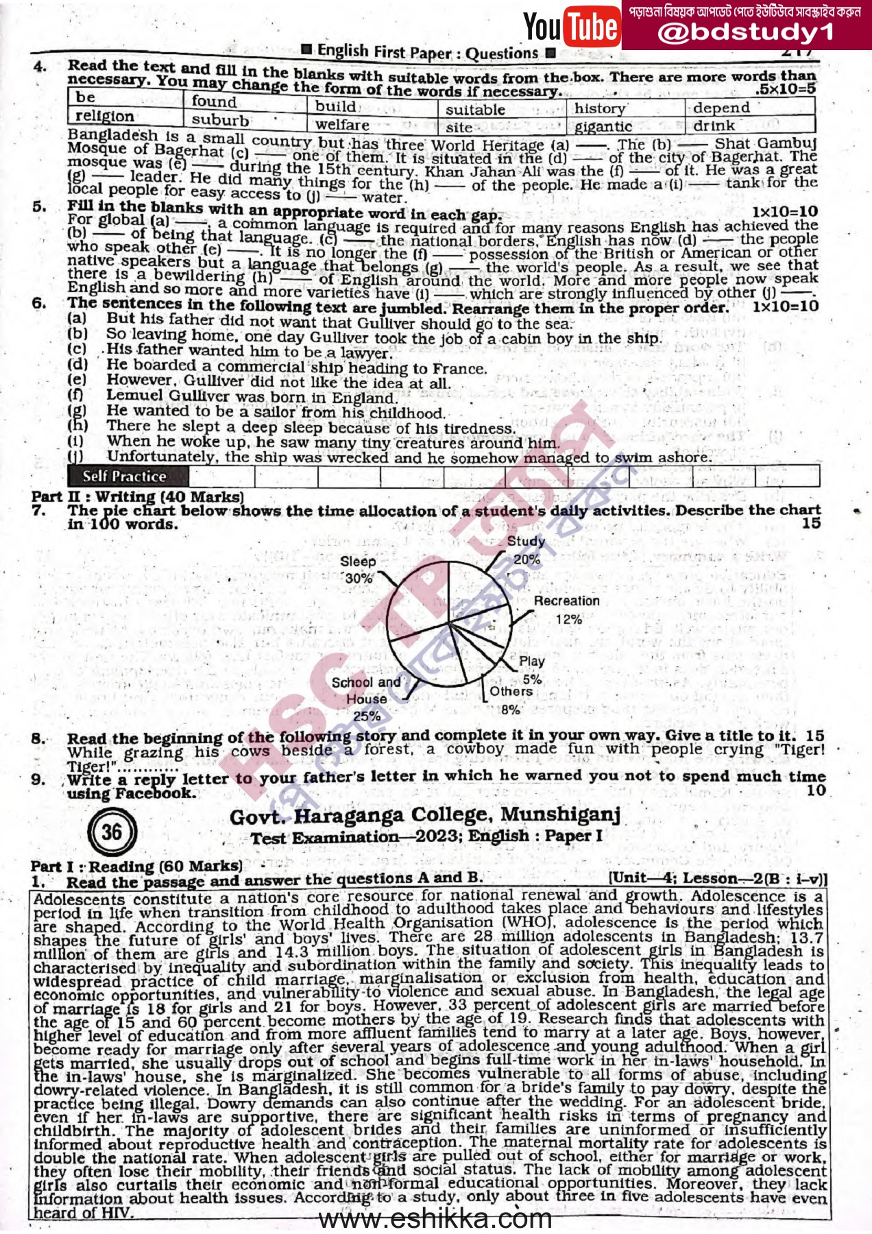 English 1st Paper - Edu Today - Page 171 | Flip PDF Online | PubHTML5