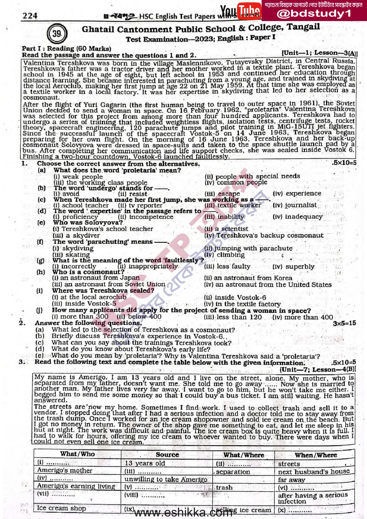 English 1st Paper - Edu Today - Page 178 | Flip PDF Online | PubHTML5