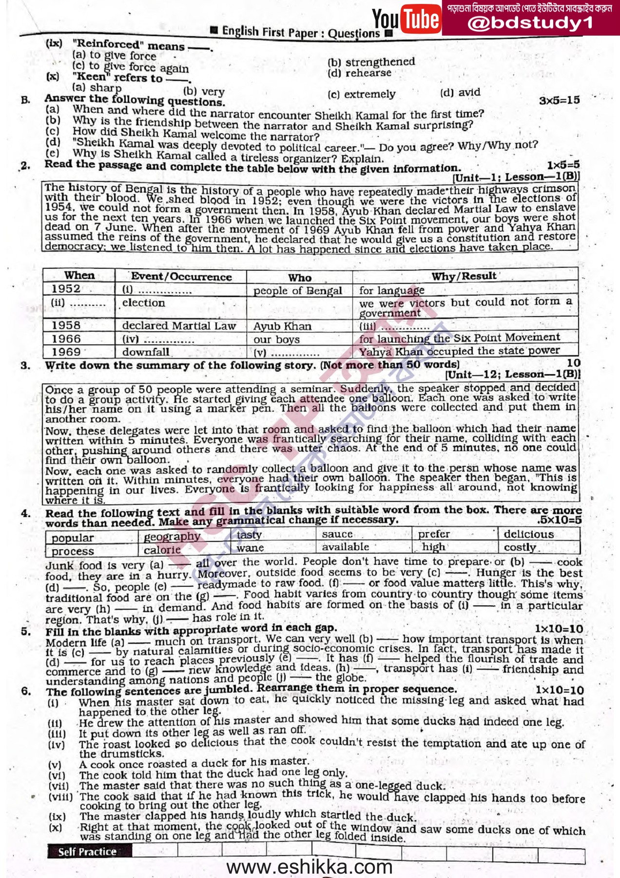 English 1st Paper - Edu Today - Page 307 | Flip PDF Online | PubHTML5