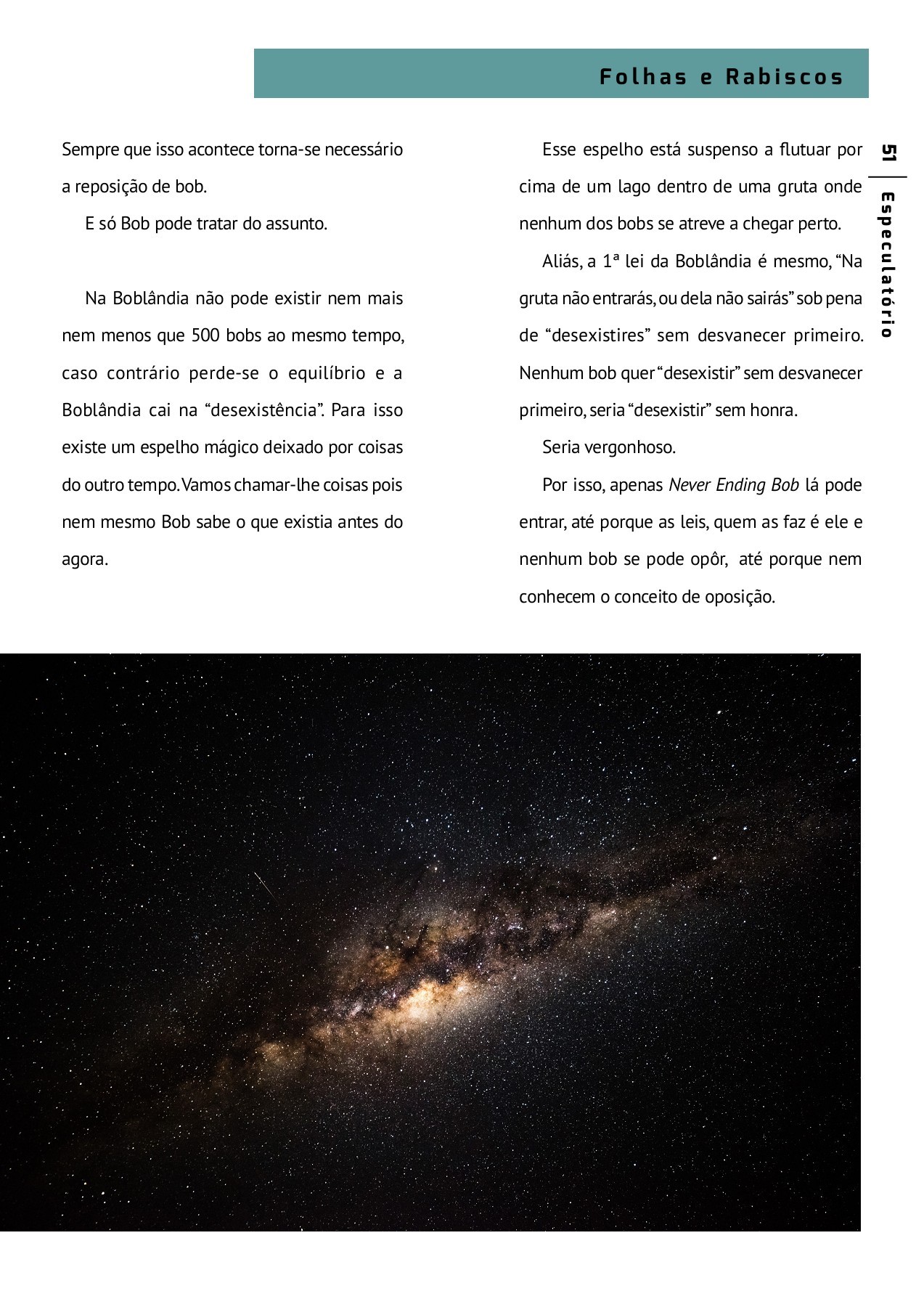 Capítulo XXI - Depois do Fim - Especulatorio - Página 51 | PDF Online | PubHTML5