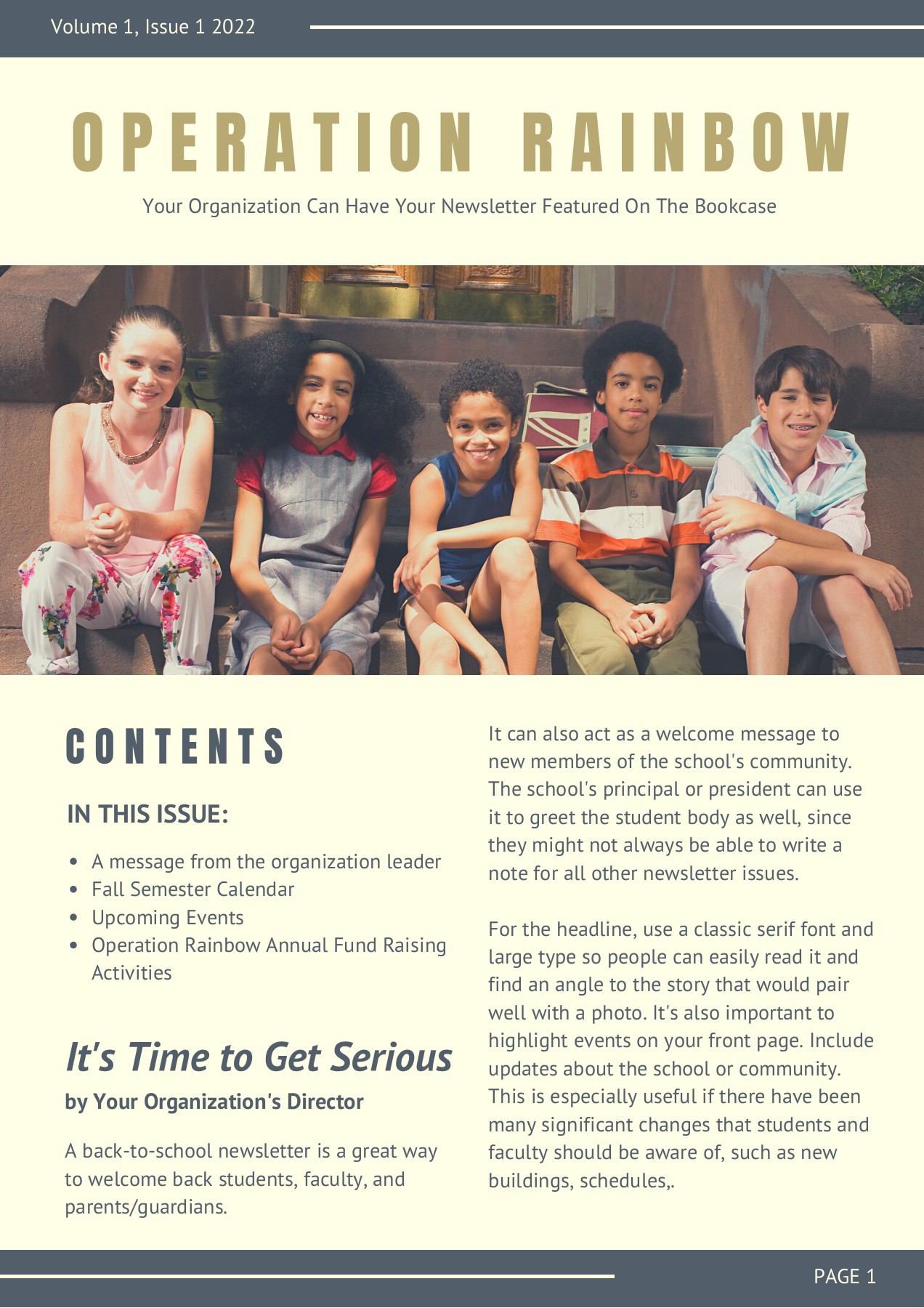 Feature Your Organization Or Team Newsletters - buzz - Page 1 - 2 ...