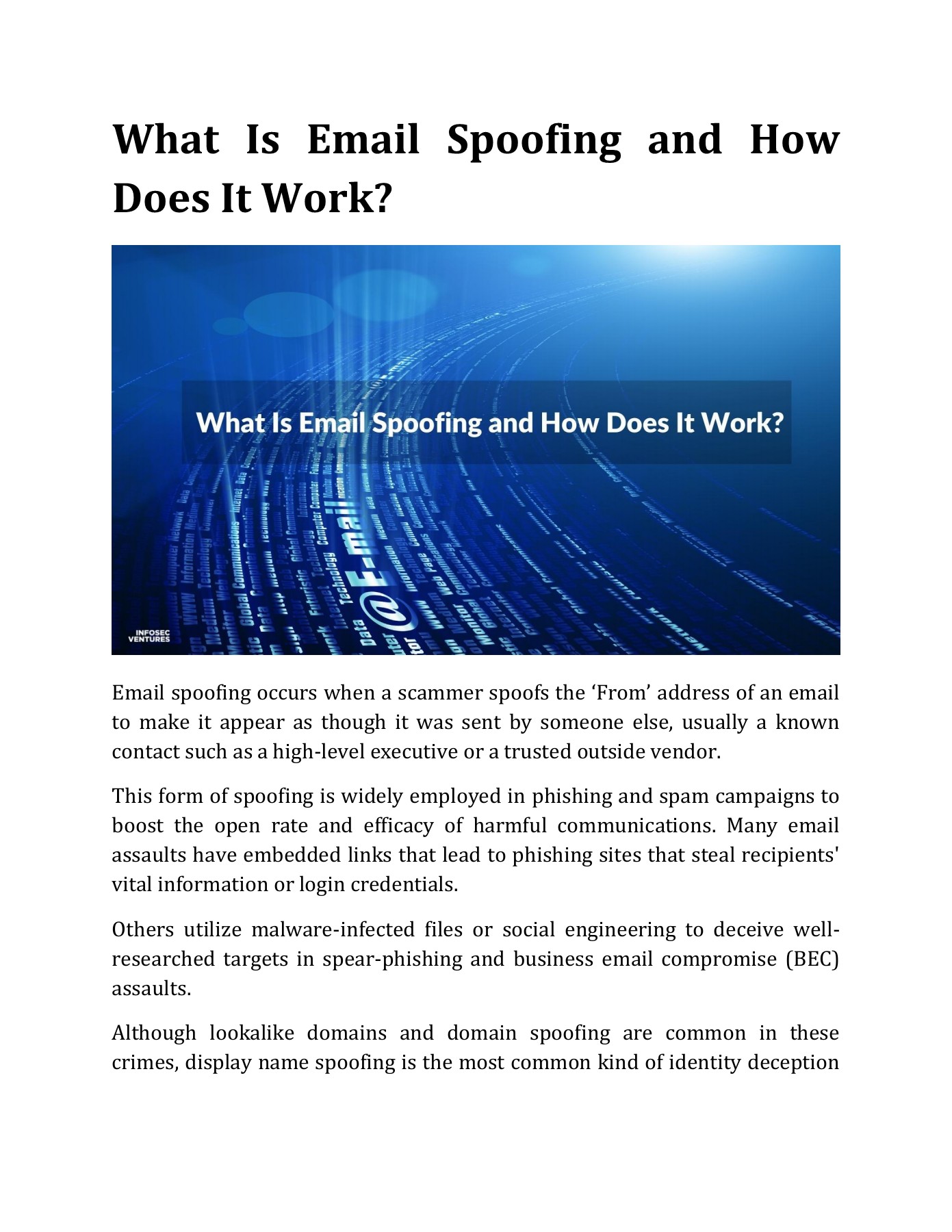 What Is Email Spoofing and How Does It Work - Ariya Rathi - Page 1 ...