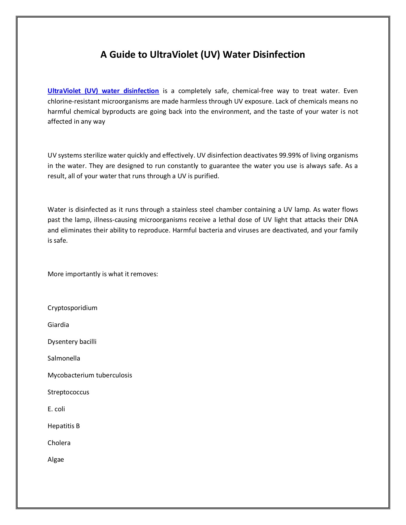 A Guide to UltraViolet - Aquios LLC - Page 1 - 2 | Flip PDF Online | PubHTML5