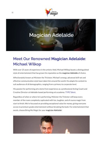 Magician Adelaide - Bring me magic - Page 1 - 8 | Flip PDF Online ...
