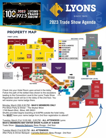 Trade Show Agenda & Map