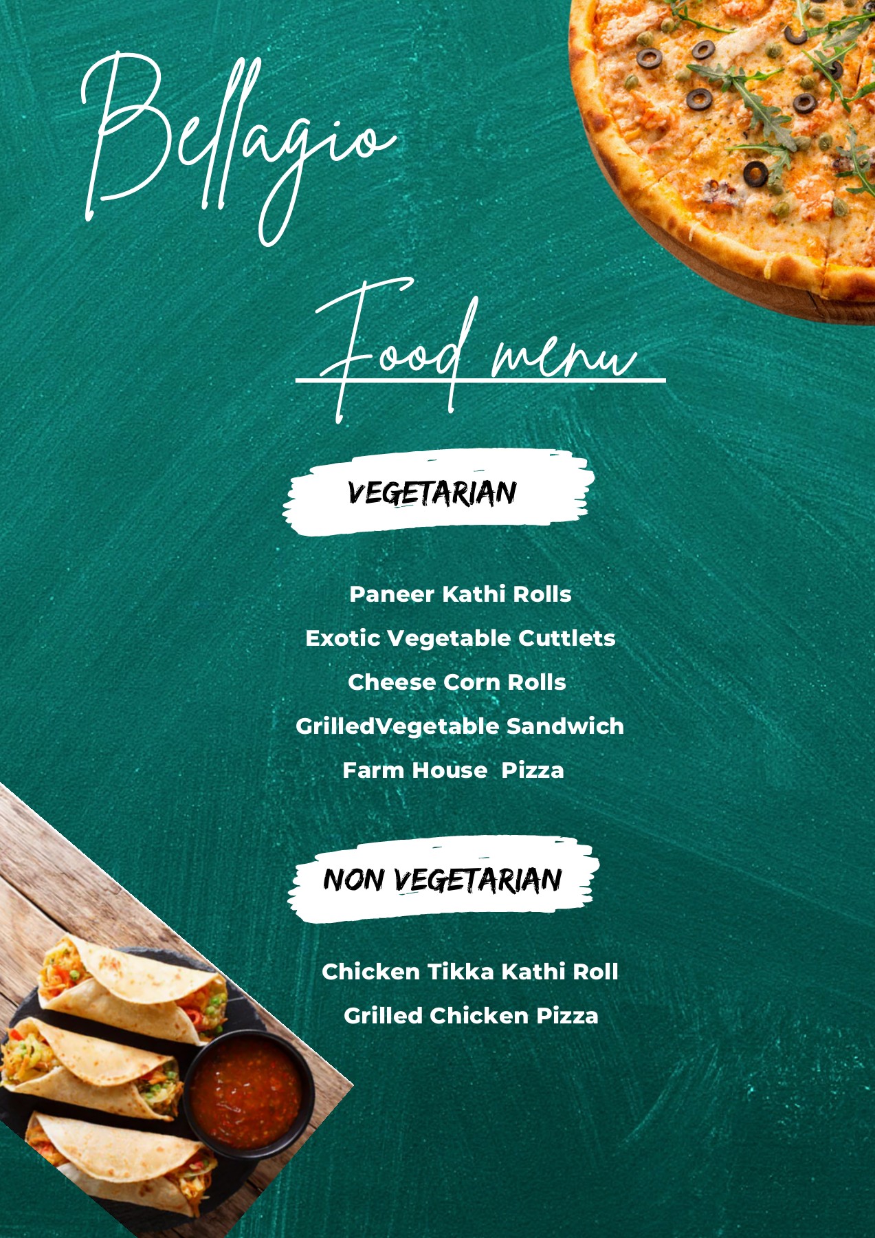 Bellagio latest Menu - bellagio - Page 1 - 1 | Flip PDF Online | PubHTML5