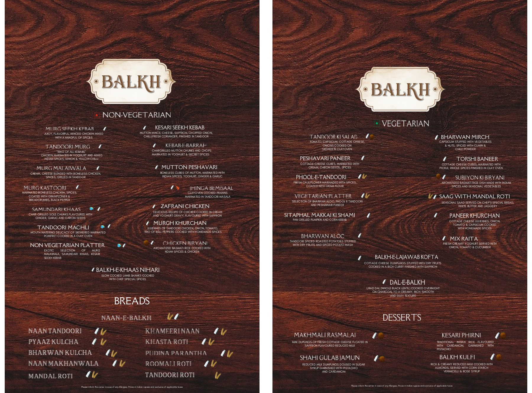 BALKH NEW MENU WOP - bellagio - Page 1 - 1 | Flip PDF Online | PubHTML5