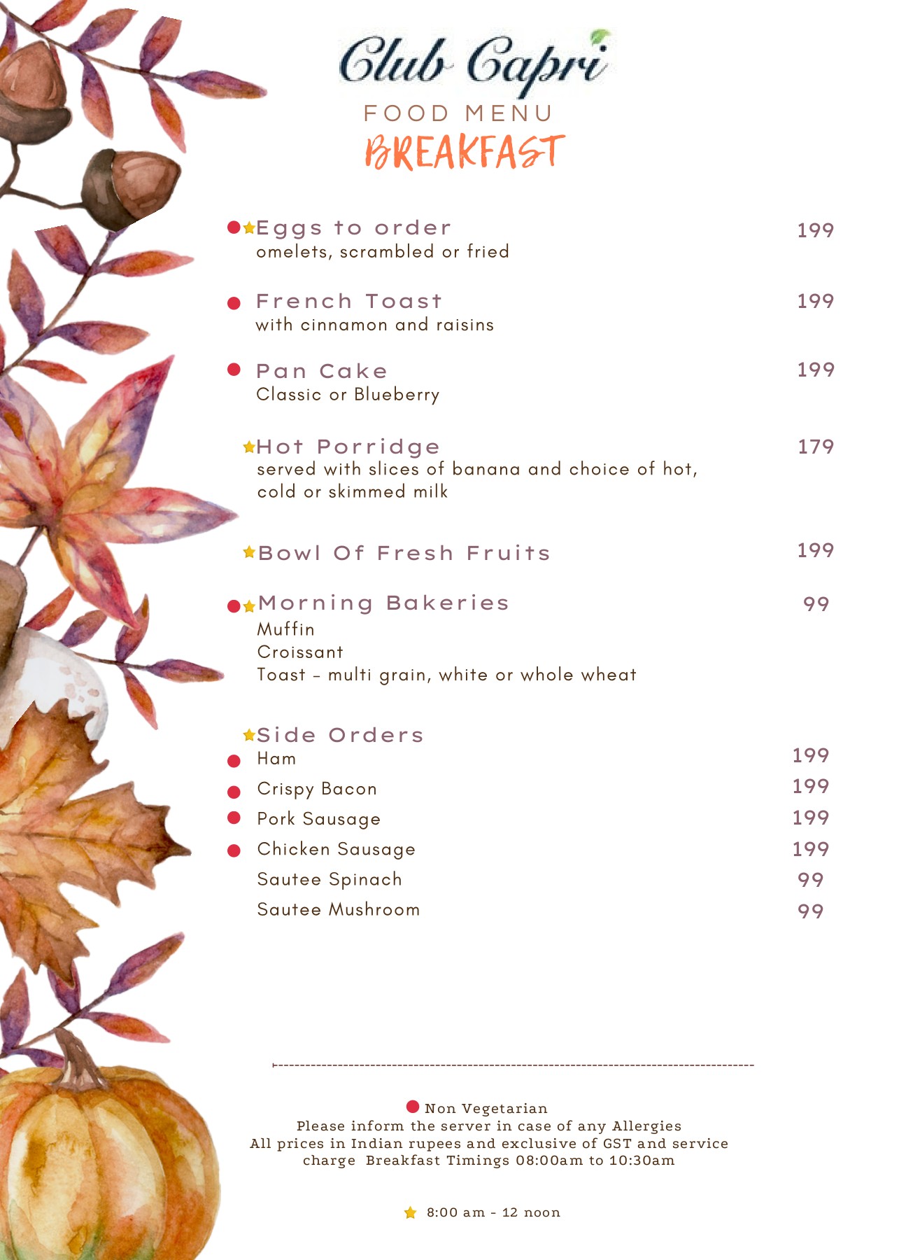 Capri Menu .pdf (2).pdf - bellagio - Page 1 | Flip PDF Online | PubHTML5