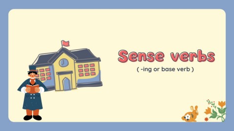 Sense verbs - - หน้าหนังสือ 1 - 7 | พลิก PDF ออนไลน์ | PubHTML5