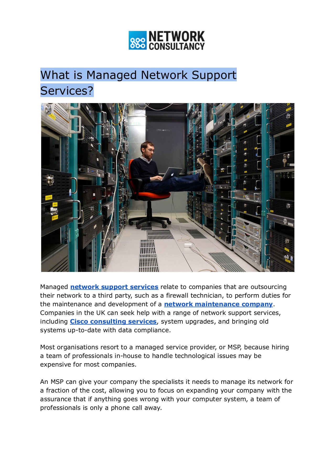 What is Managed Network Support Services - networkconsultancync - Page ...