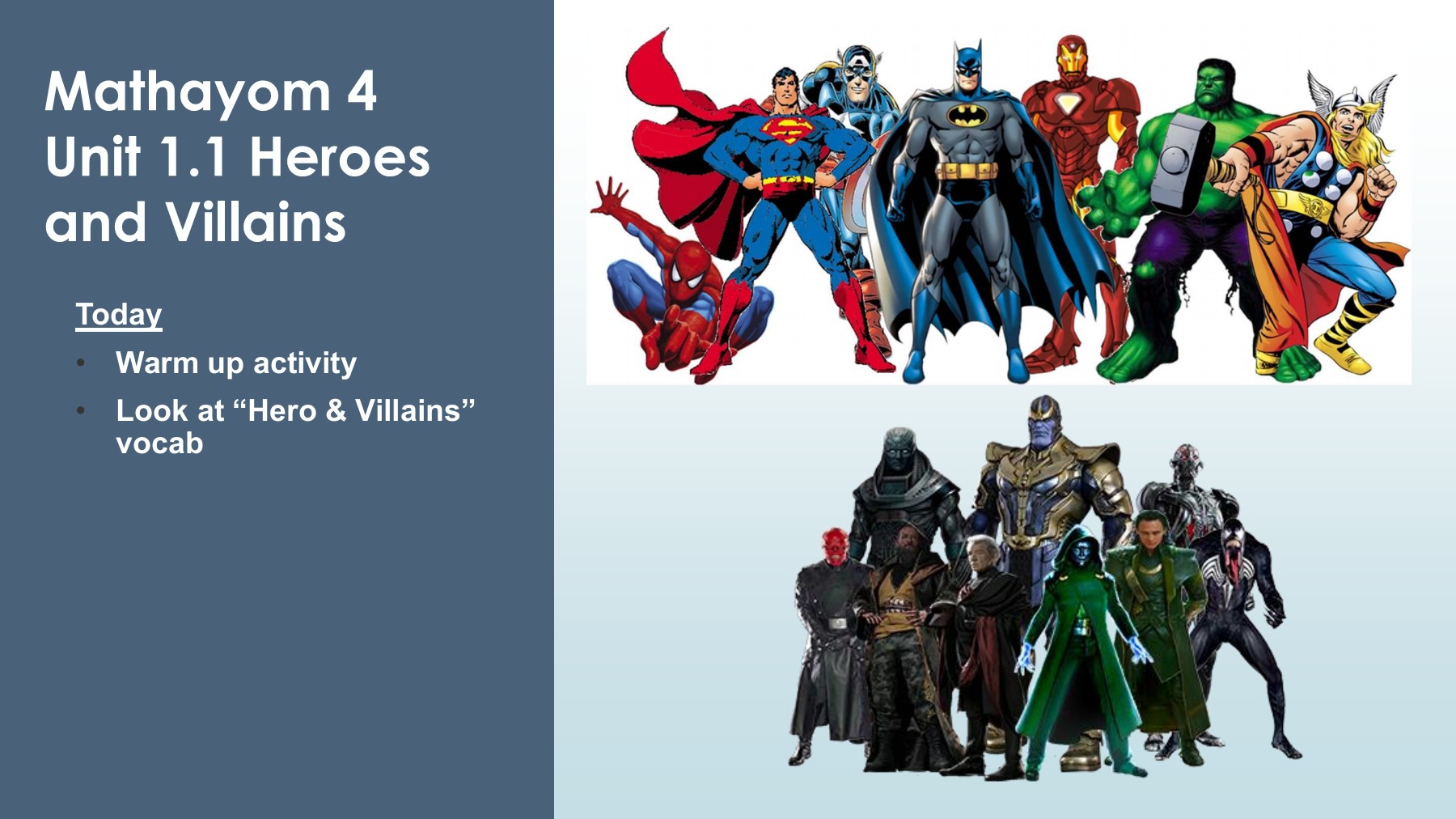 Unit 1 Heroes and Villians - achara chuenjai - Page 1 - 52 | Flip PDF ...