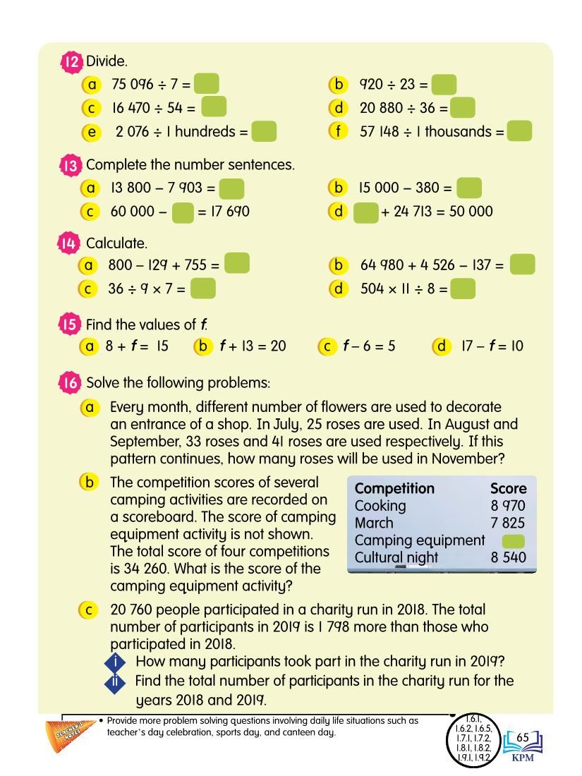 Mathematics Year 4 - g-42335854 - Page 73 | Flip PDF Online | PubHTML5