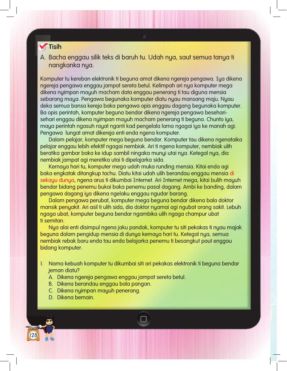 Bahasa Iban Tahun 5 - g-42335854 - Halaman 135 | PDF Online | PubHTML5