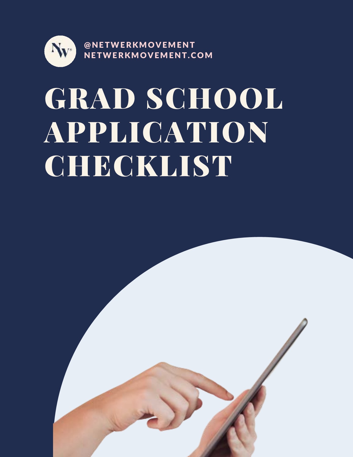 Grad School Application Checklist by NetWerk - netwerkmovement - Page 1 ...