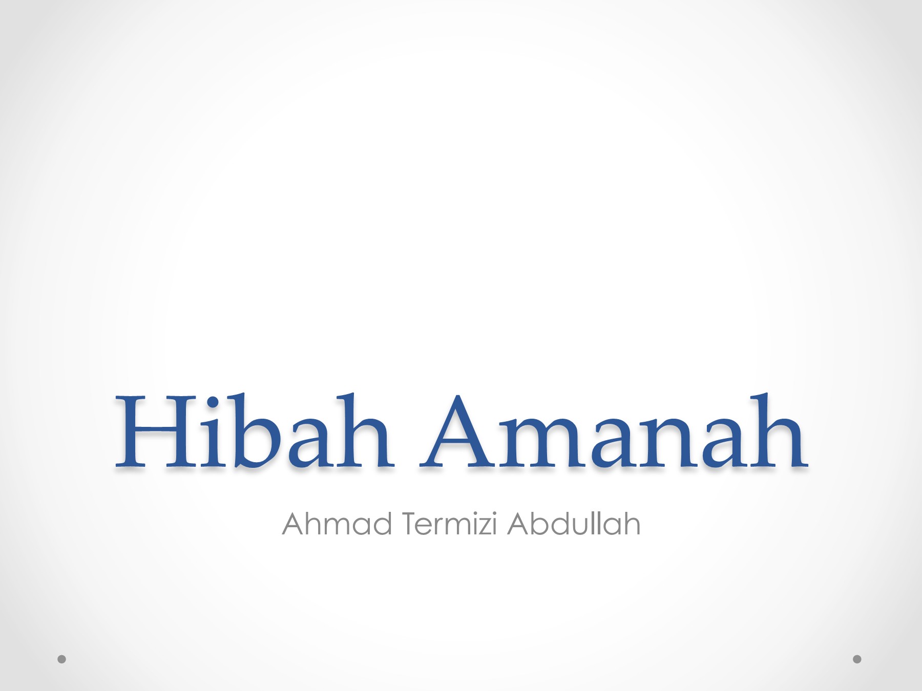Hibah Amanah - Ahmad Termizi Abdullah - Muka Surat 1 - 17 | Membalik ...