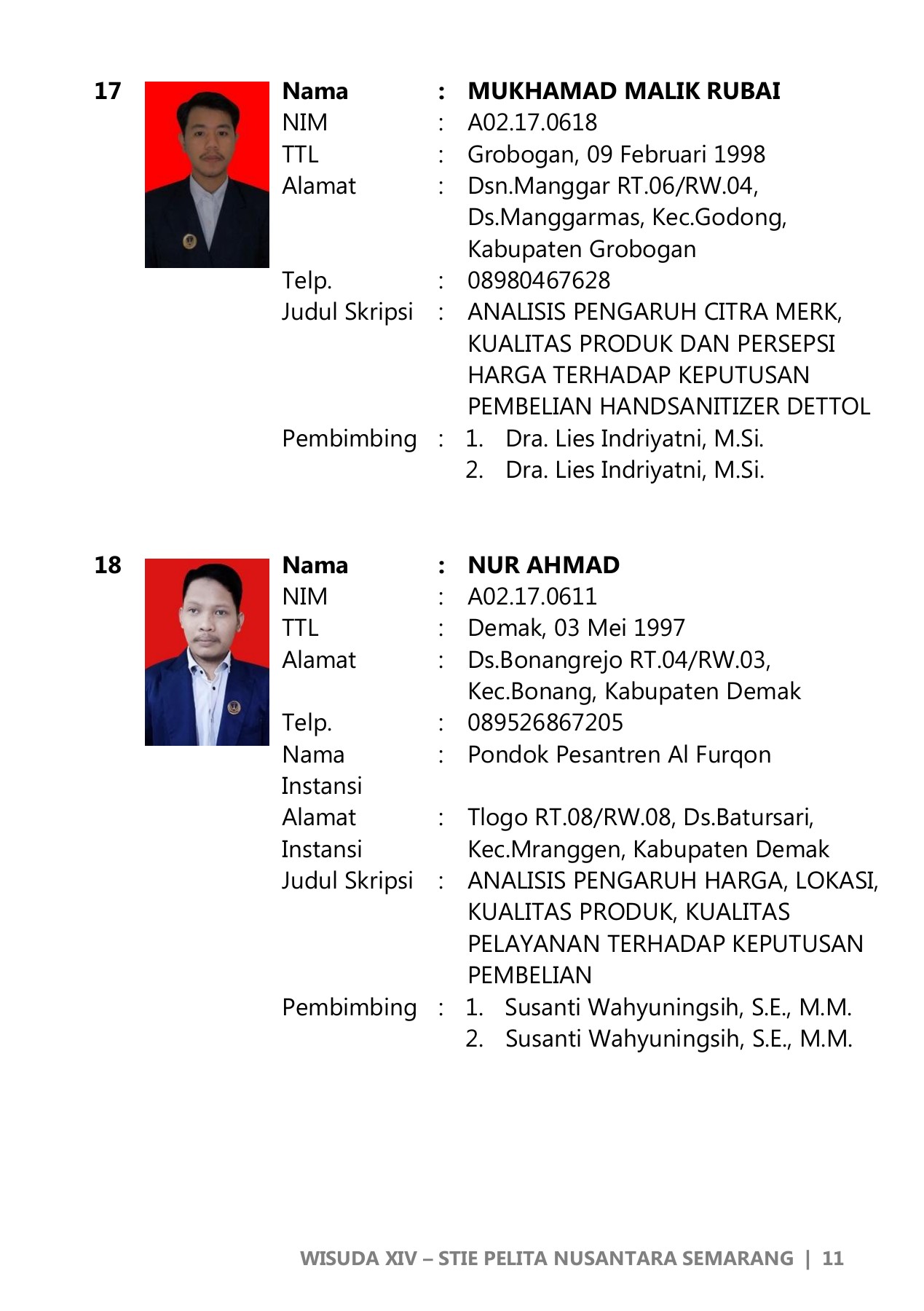 Buku Wisuda XIV - haniel trisman - Kaca 35 | PDF Online | PubHTML5