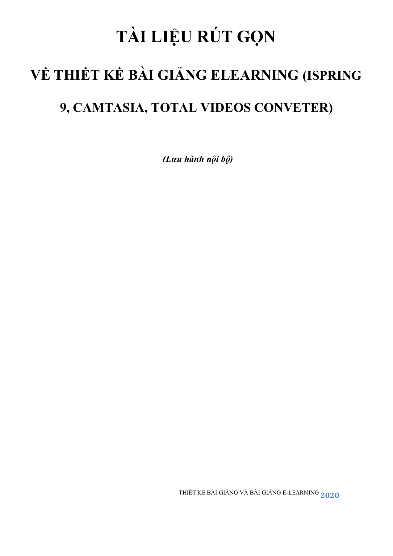 01. Tai lieu tap huan elearning - Lựu Khuất Thị - Trang 1 - 44 | PDF lật trang trực tuyến | PubHTML5