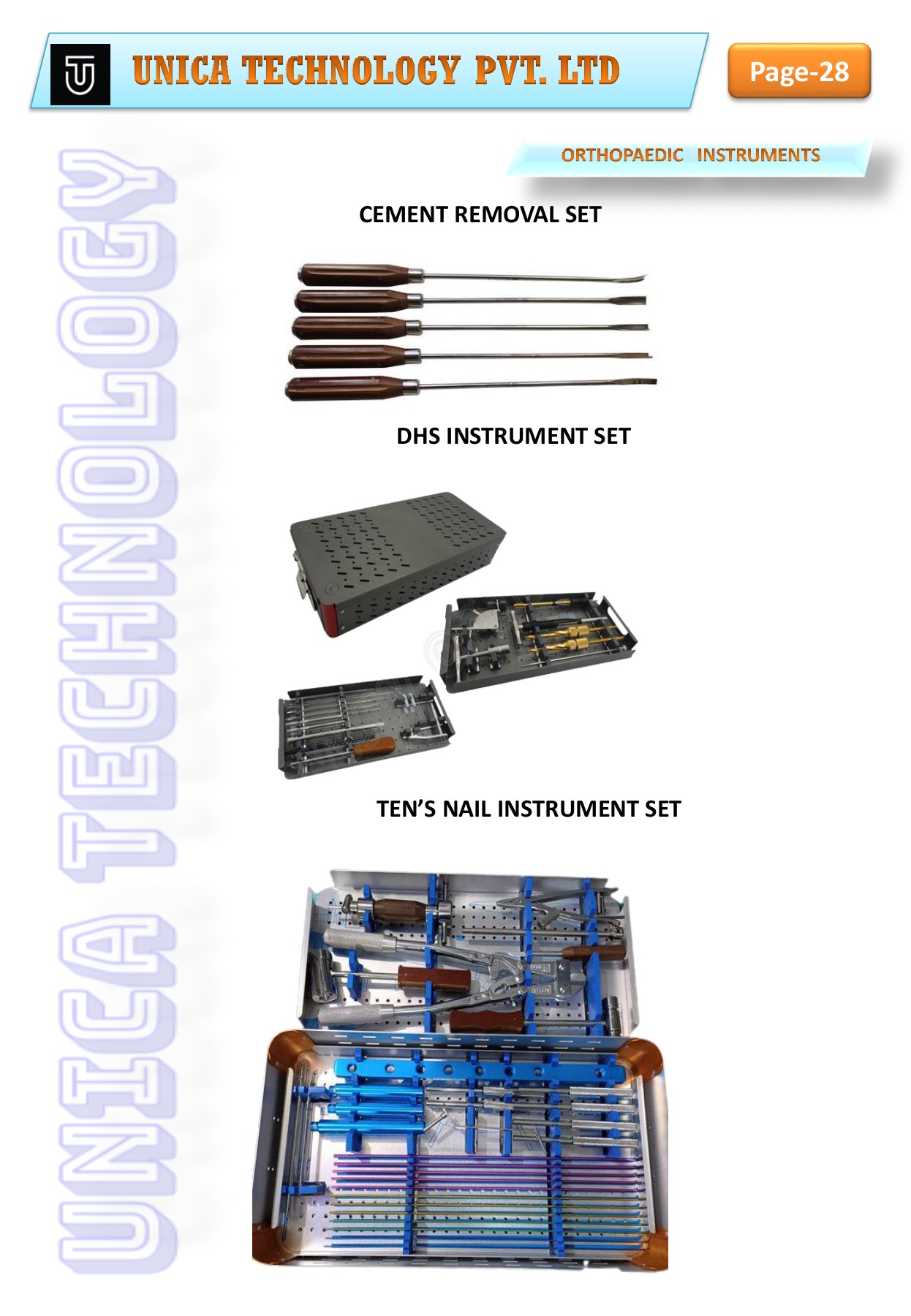 Orthopedic Catalogue - UNICA TECHNOLOGY - Page 33 | Flip PDF Online ...