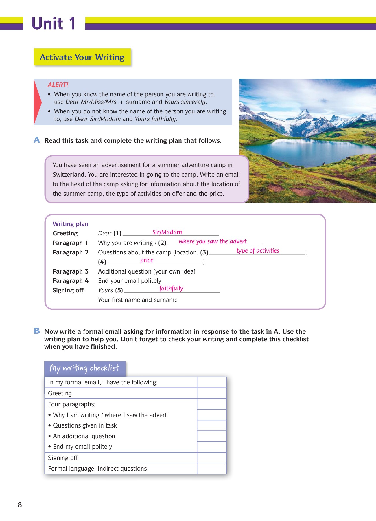 Activate your Writing for B2 with answer key - Hamilton House ...