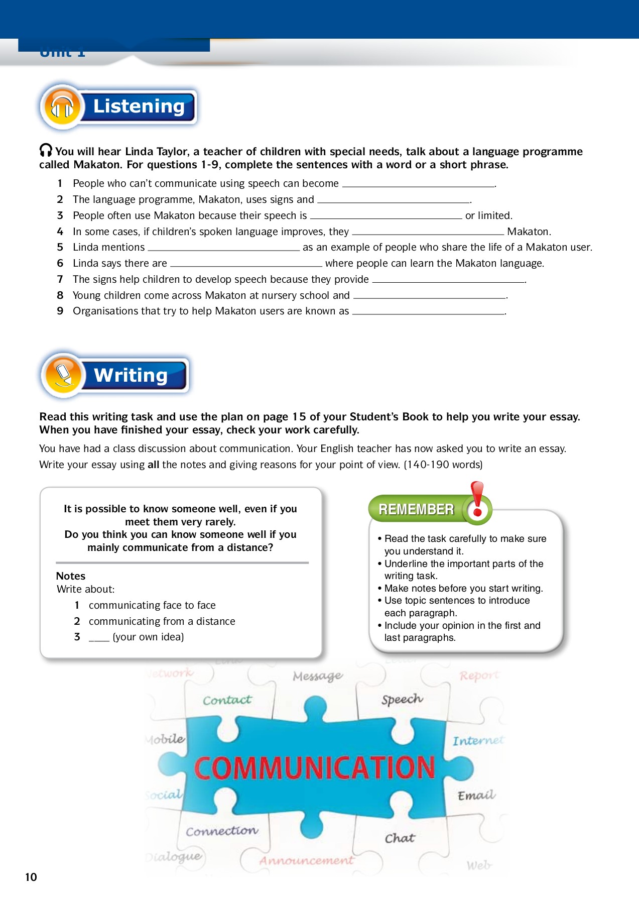 English Journey 9 Workbook Sample - Hamilton House Publishers - Page 9 ...