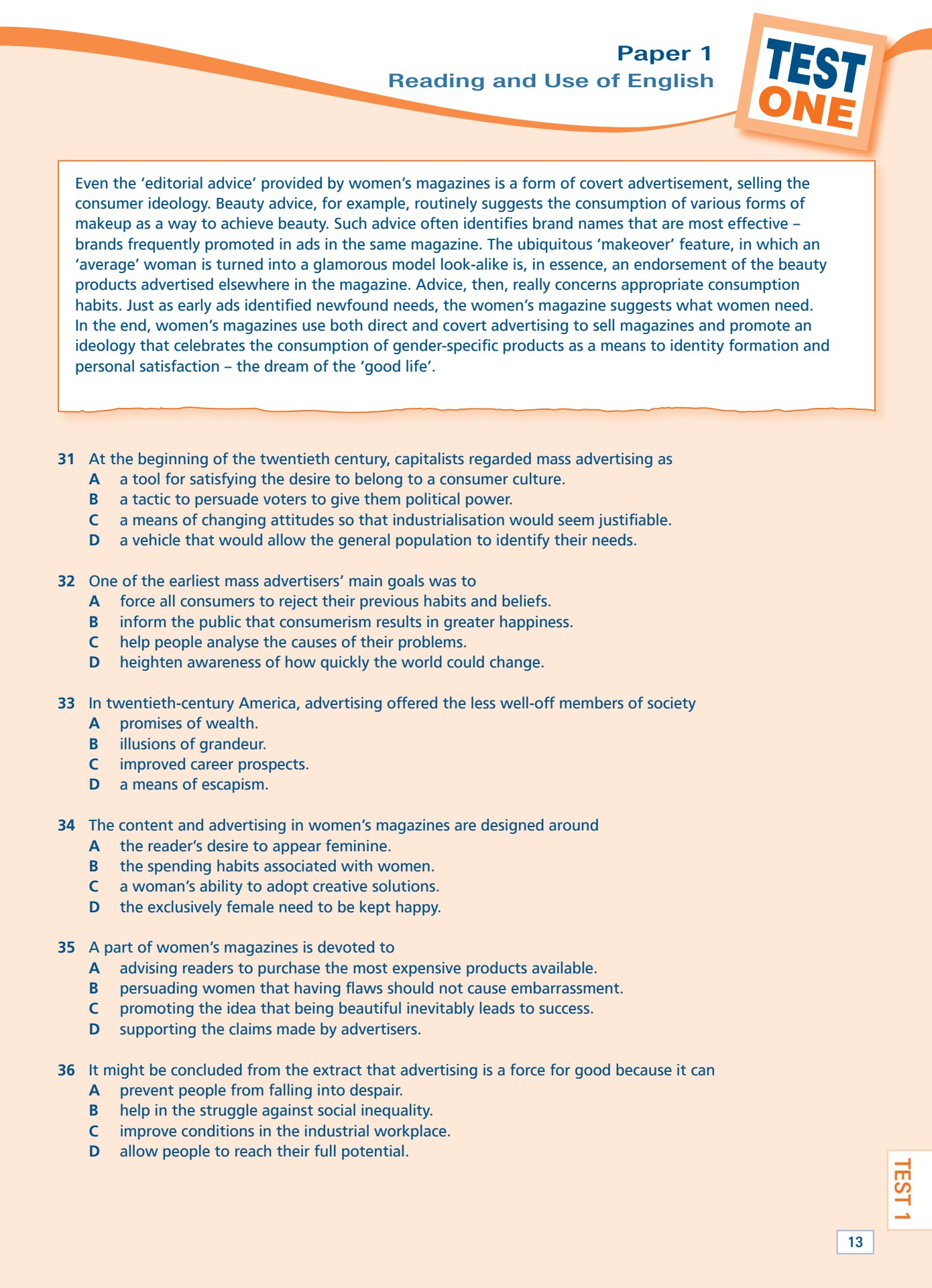 Cambridge Proficiency Practice Tests 2 sample - Hamilton House ...