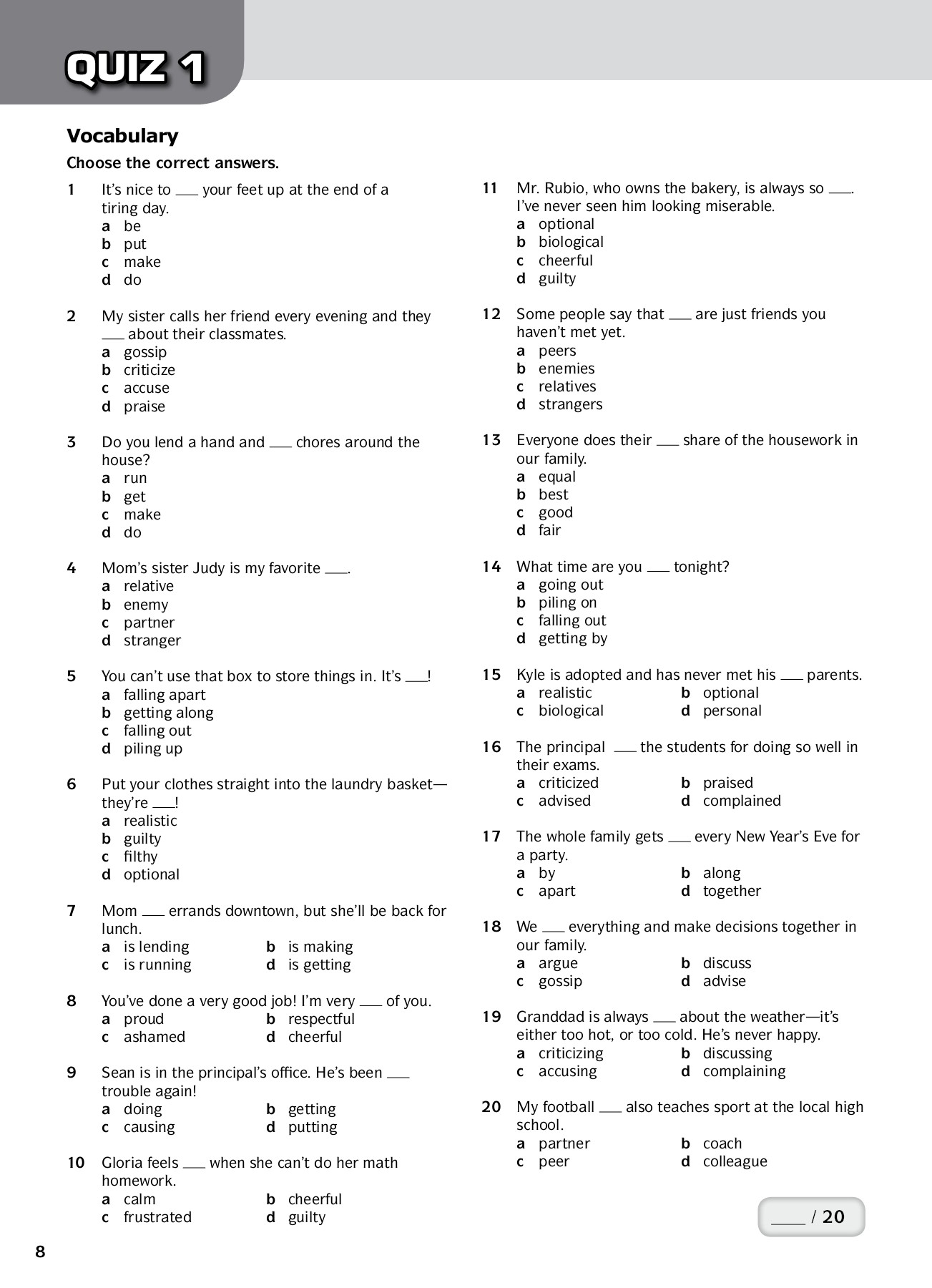 American Download B1+ Test Book Sample - Hamilton House Publishers ...