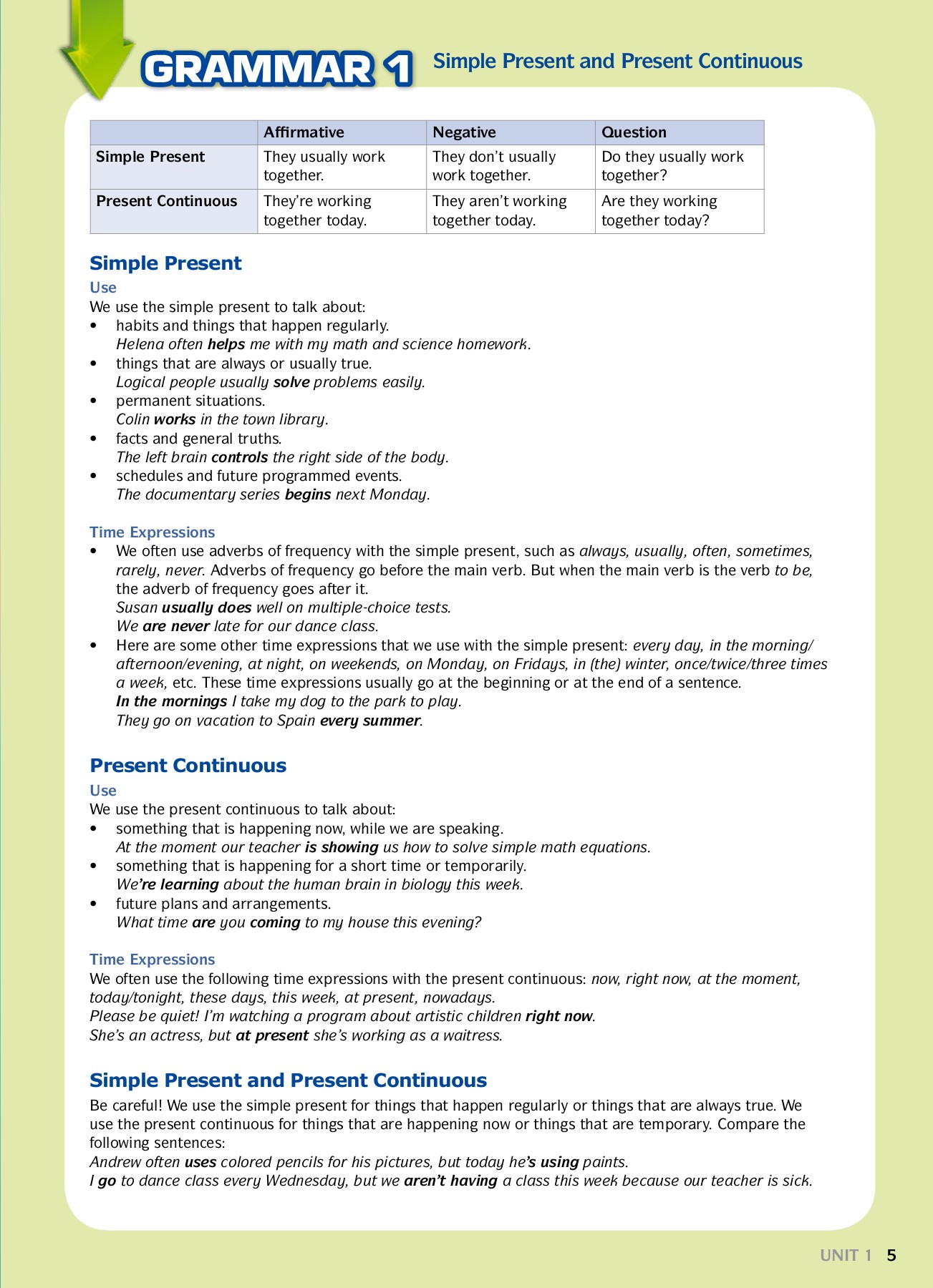 American Download A2 Grammar Sample - Hamilton House Publishers - Page ...