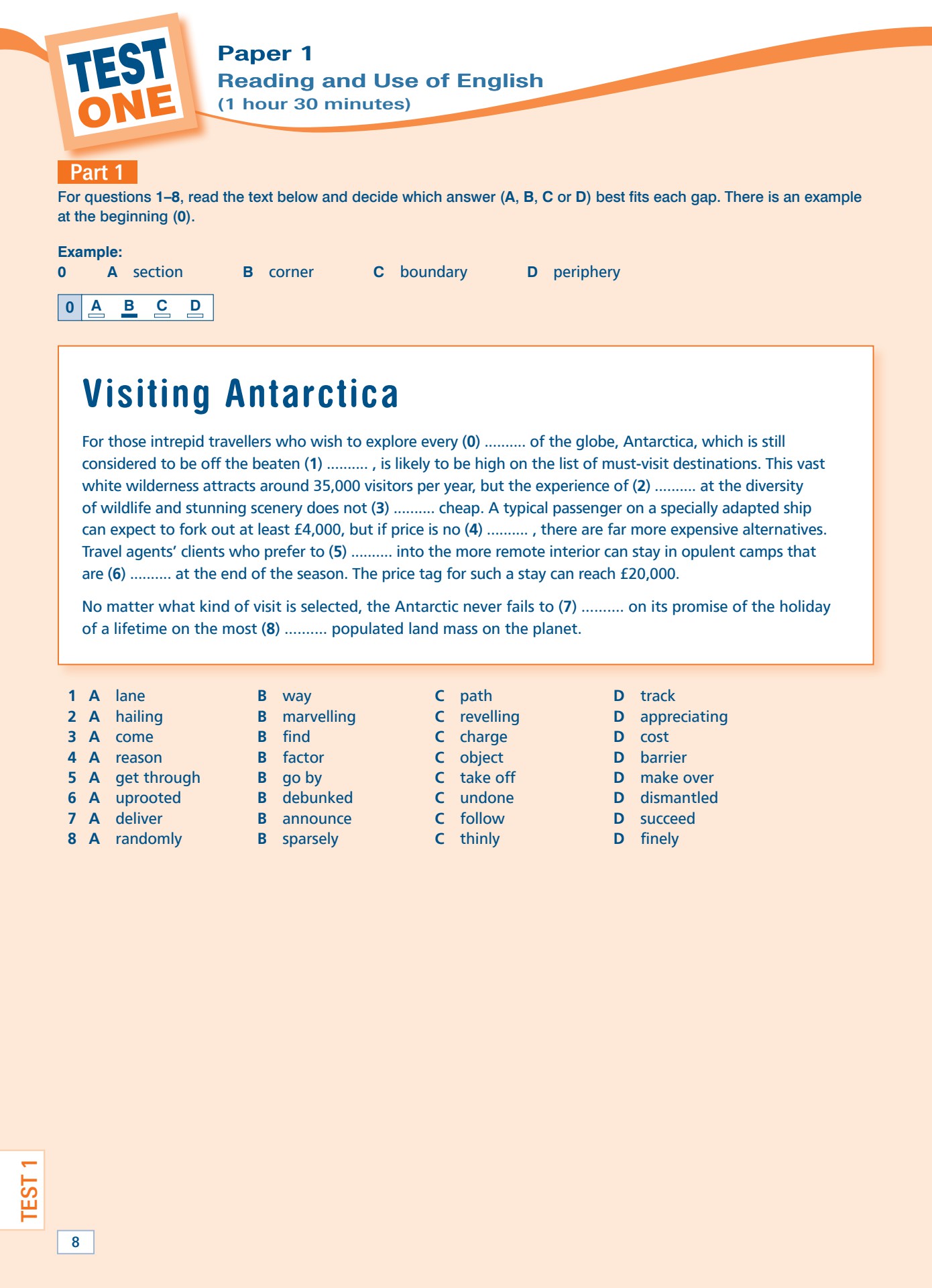 Cambridge Proficiency Practice Tests 1 sample - Hamilton House ...
