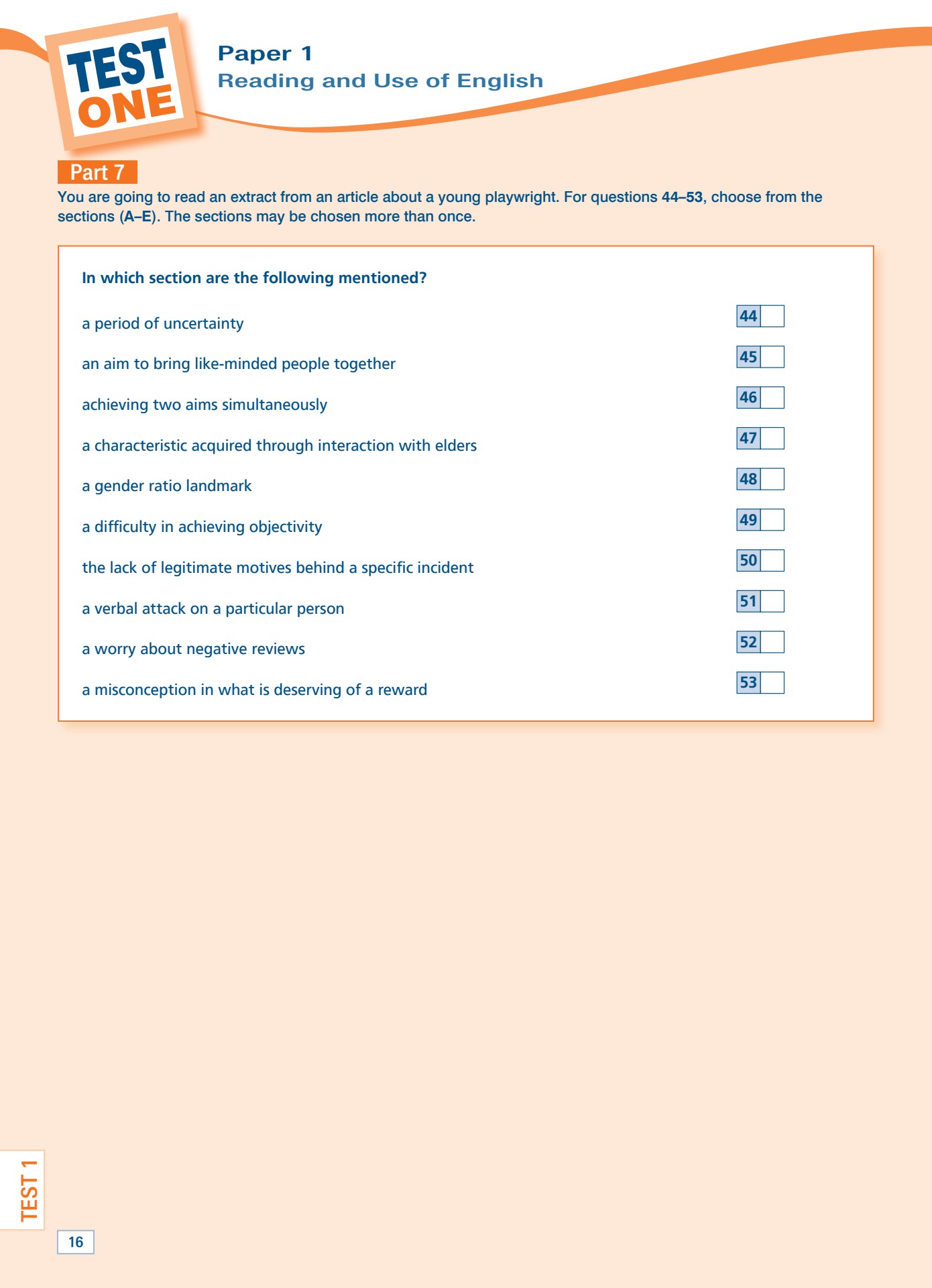 Cambridge Proficiency Practice Tests 1 sample - Hamilton House ...