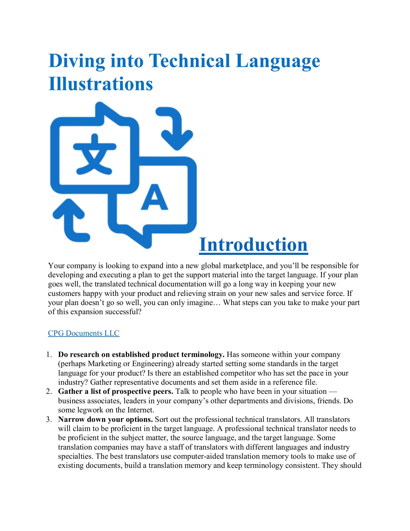 Diving into Technical Language Illustrations - technicaldocument - Page ...