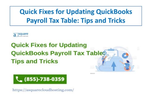 Updating Your QuickBooks Payroll Tax Table Made Easy: A Beginner's Guide