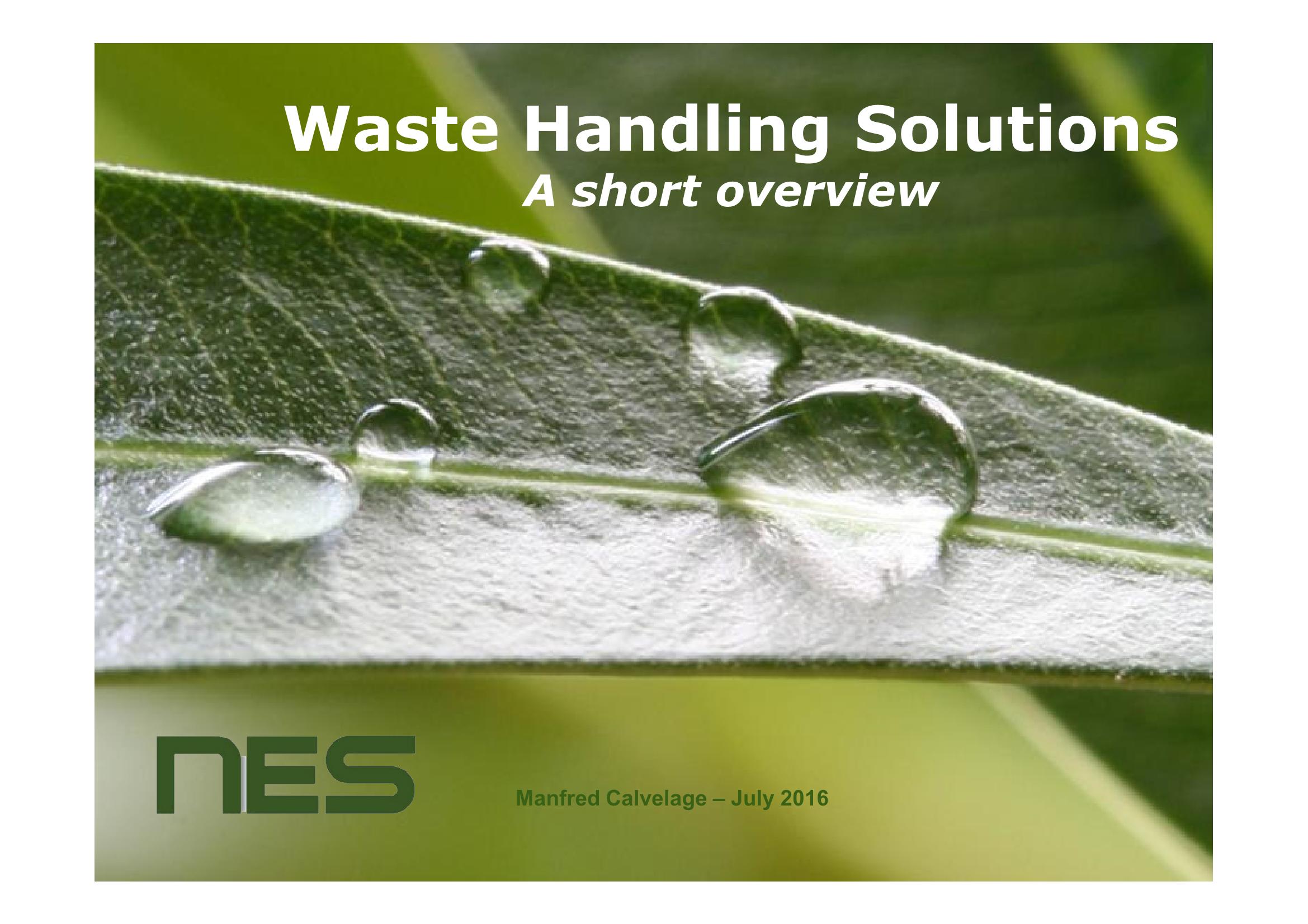 NES-Waste Handling Solutions - mc - Page 1 - 11 | Flip PDF Online ...